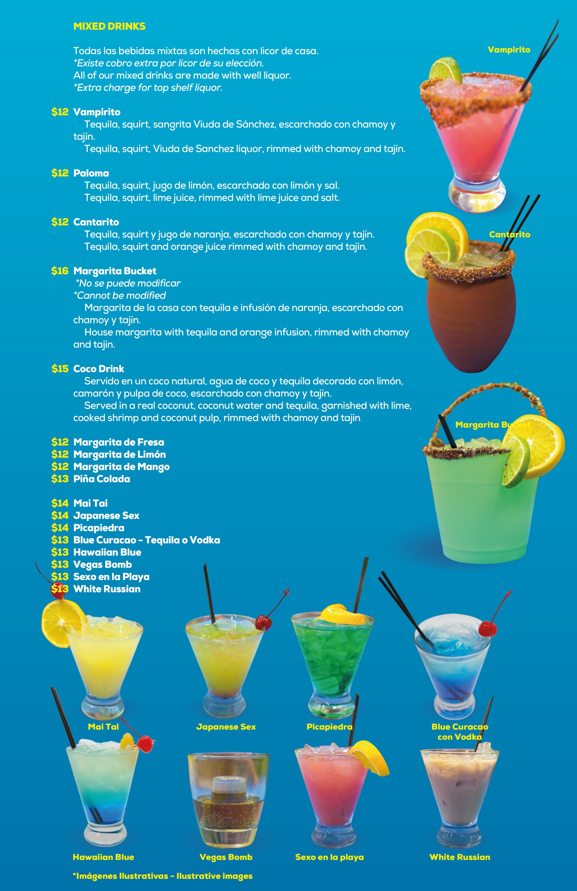 El Coco Pirata Hot Dishes Menu | Mariscos | Denver, CO