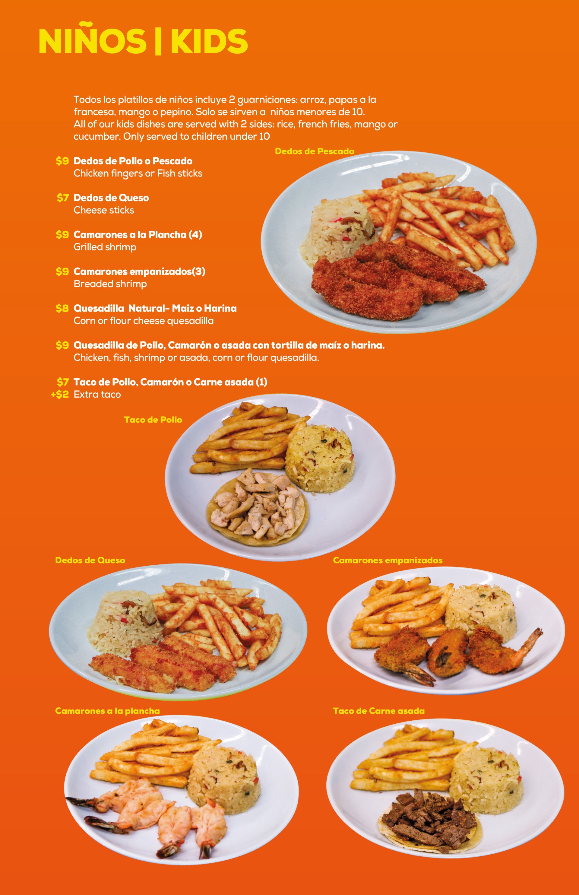 El Coco Pirata Hot Dishes Menu | Mariscos | Denver, CO