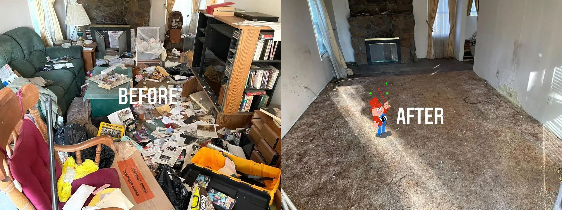 Before-and-After Gallery | Abra-Cadabra Junk Be Gone