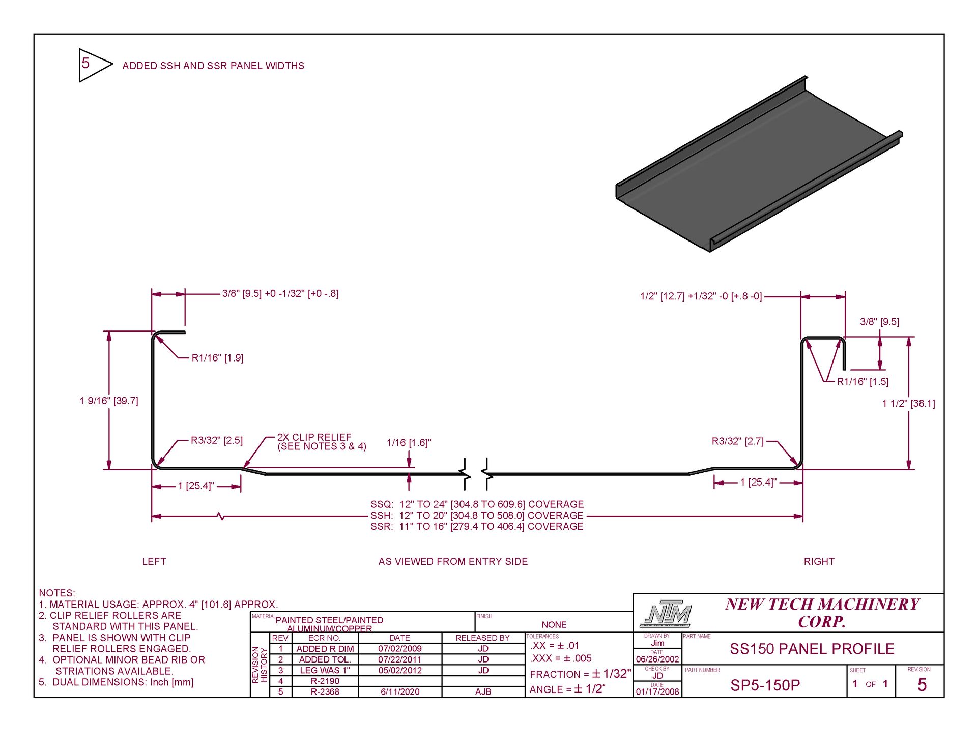 Metal Roofing Profiles | Easley, SC