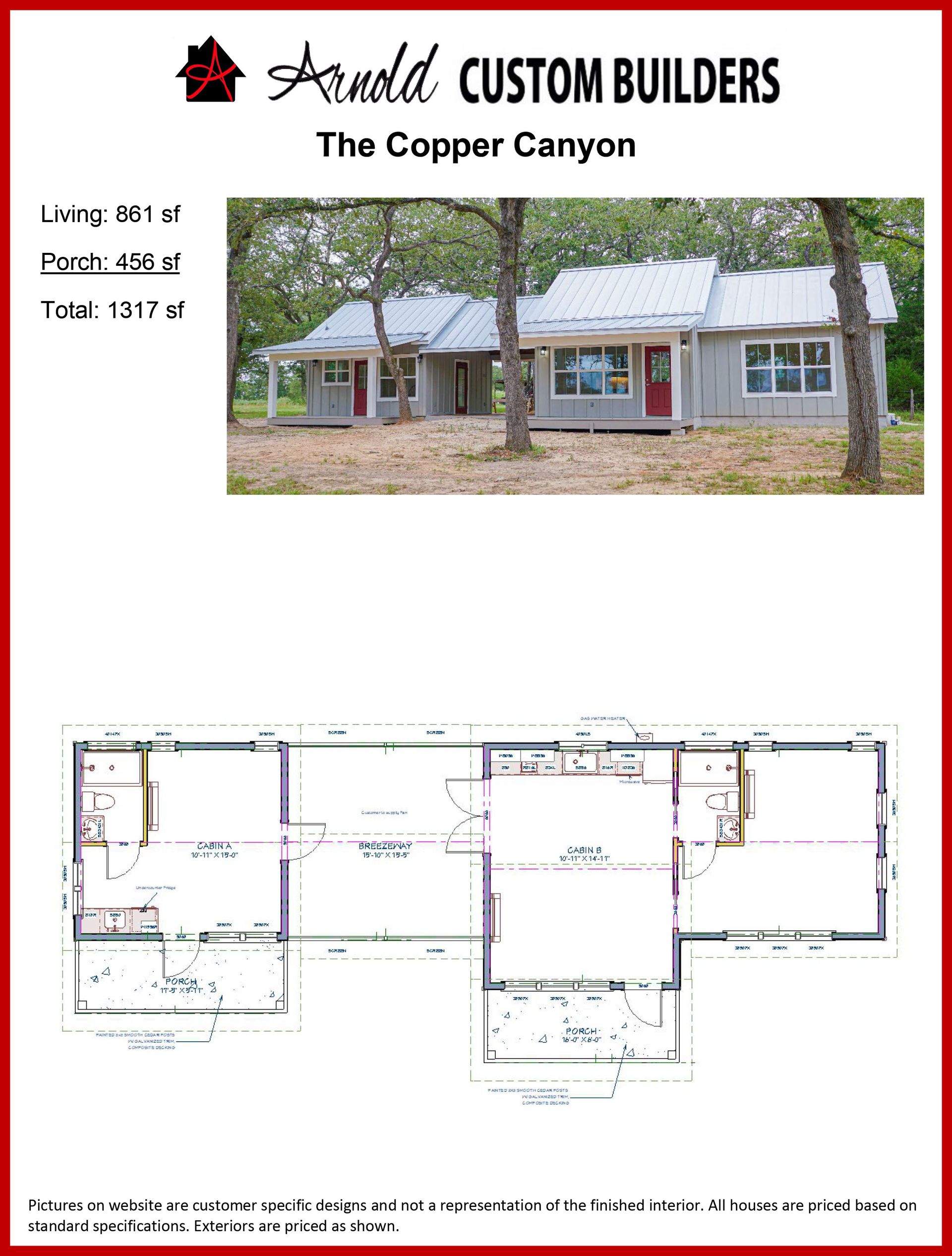 Arnold Custom Builders Custom Home Floor Plan | Bastrop, TX