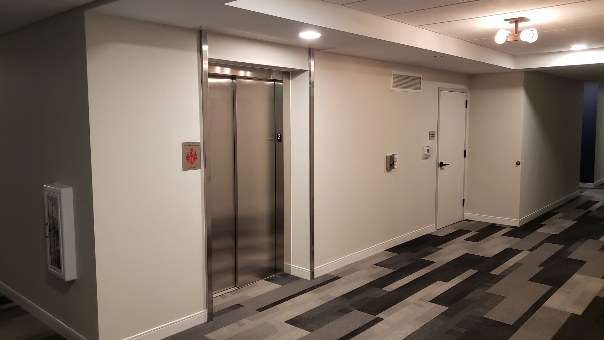 Elevator Smoke Curtains by Smoke Guard