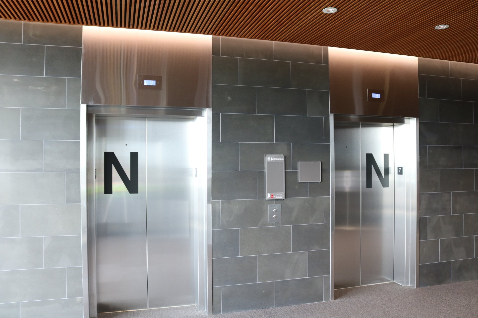 Elevator Smoke Curtains by Smoke Guard