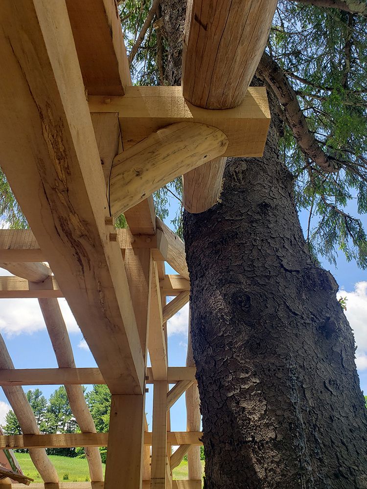 Shop and Field Work Gallery | Timberframe Horizons, LLC