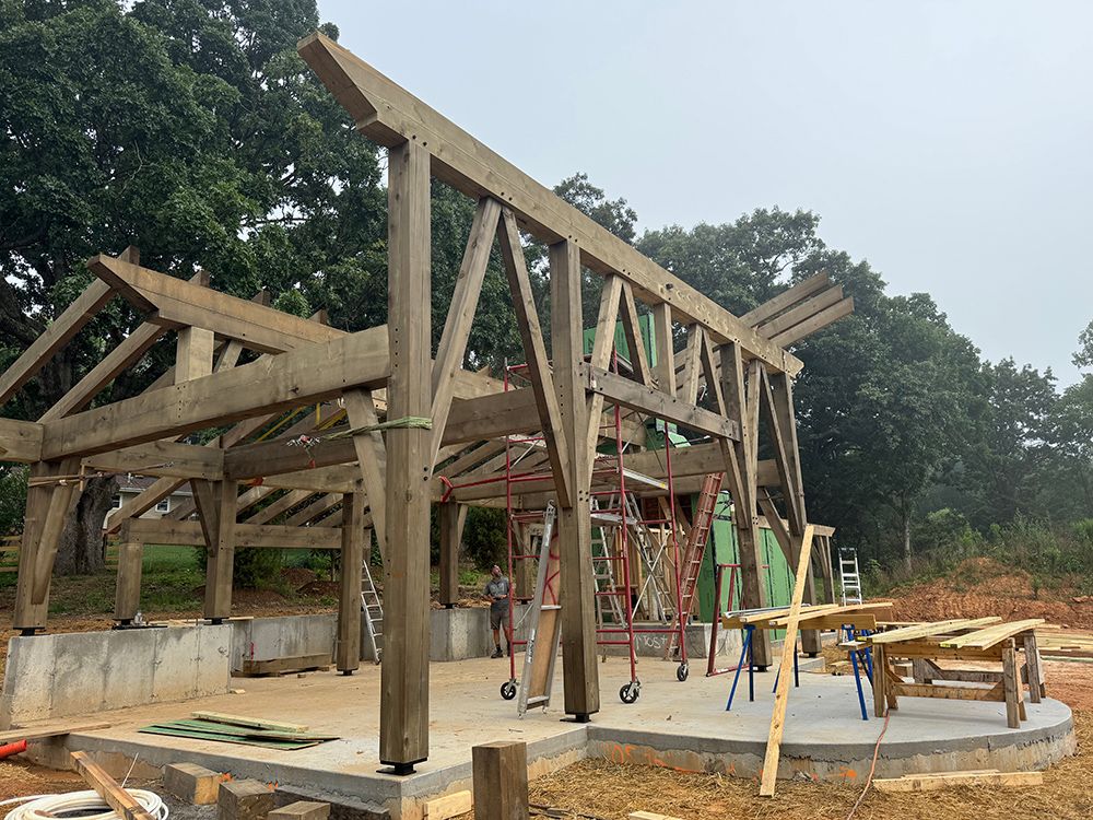 Shop and Field Work Gallery | Timberframe Horizons, LLC