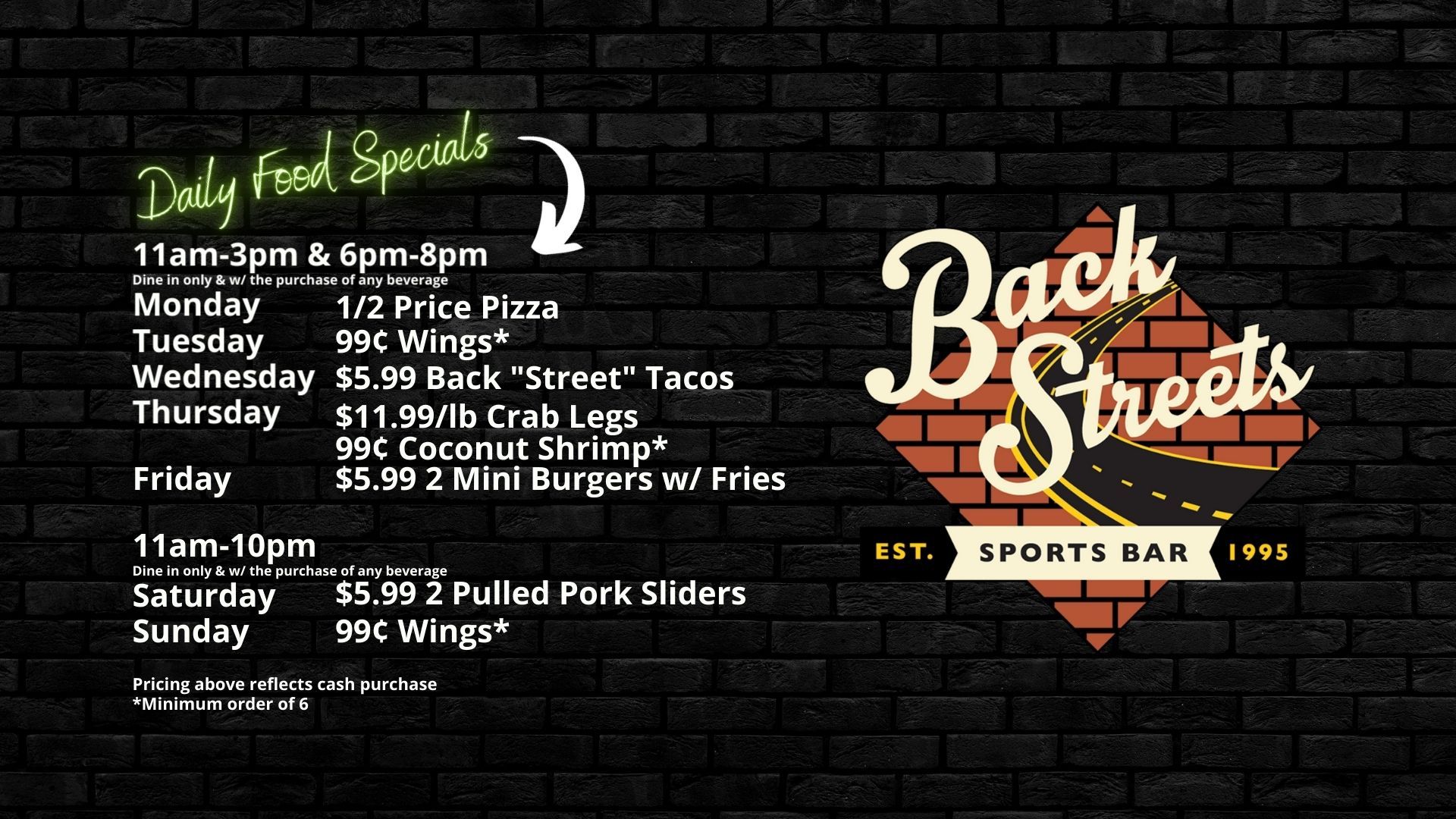 BackStreets Sports Bar | Restaurant | Cape Coral, FL