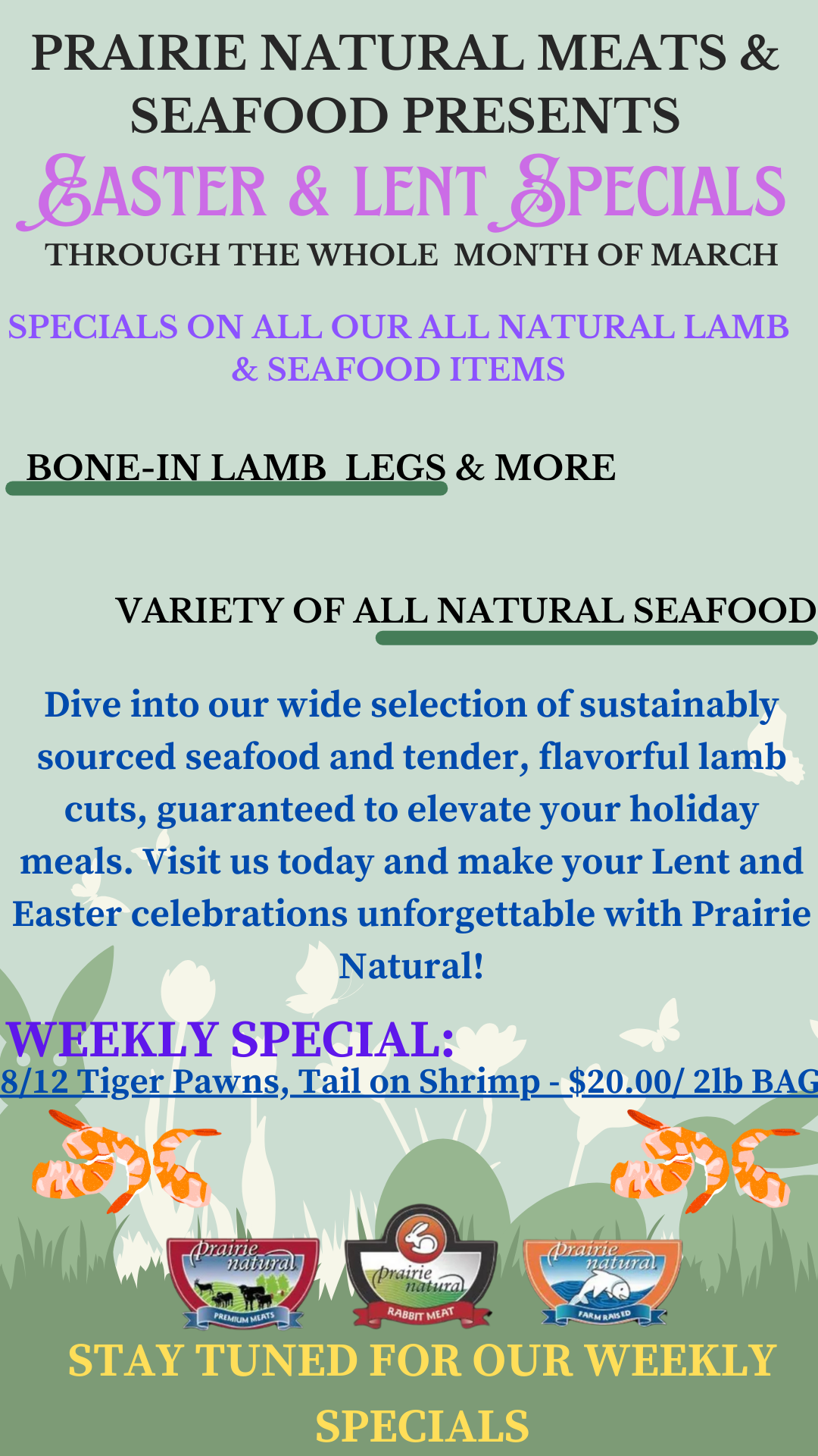 Prairie Natural Meats & Seafood |Healthy Meat & Seafood Market | West ...