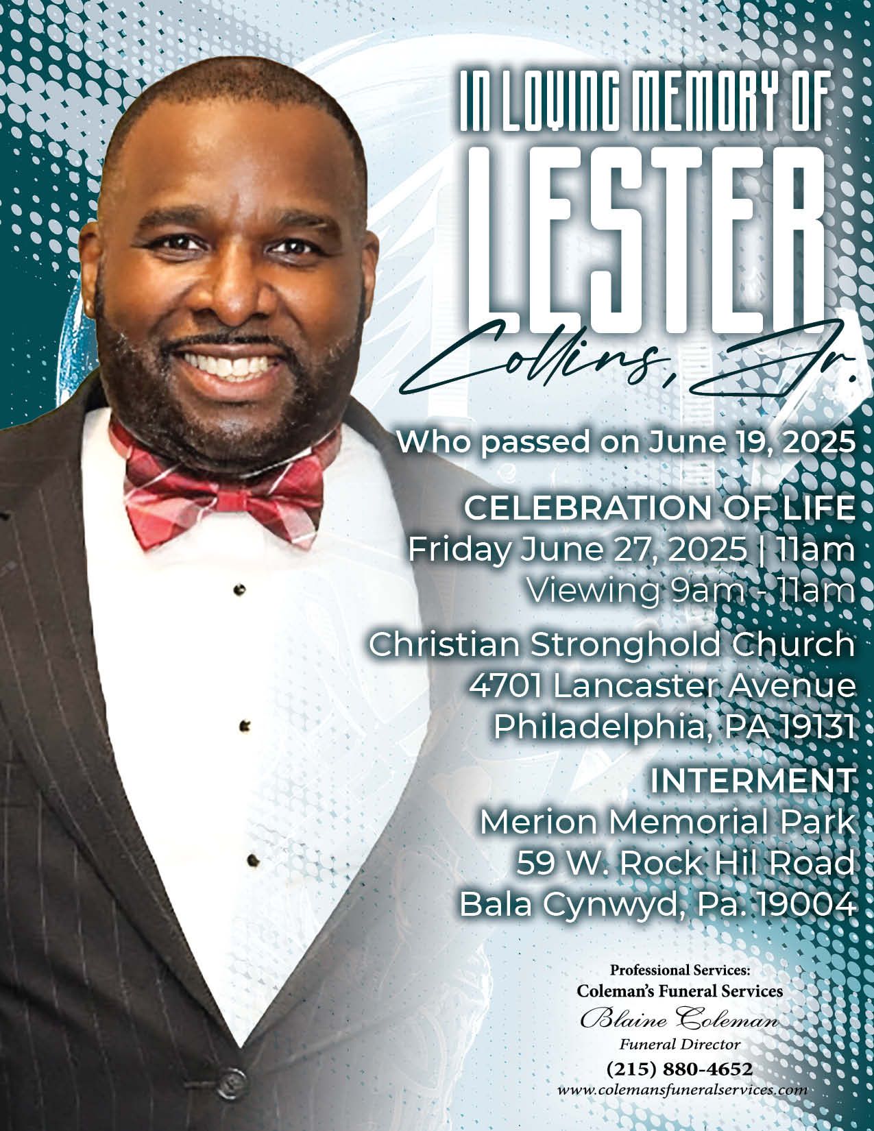 Funeral Announcements | Coleman's Funeral Services