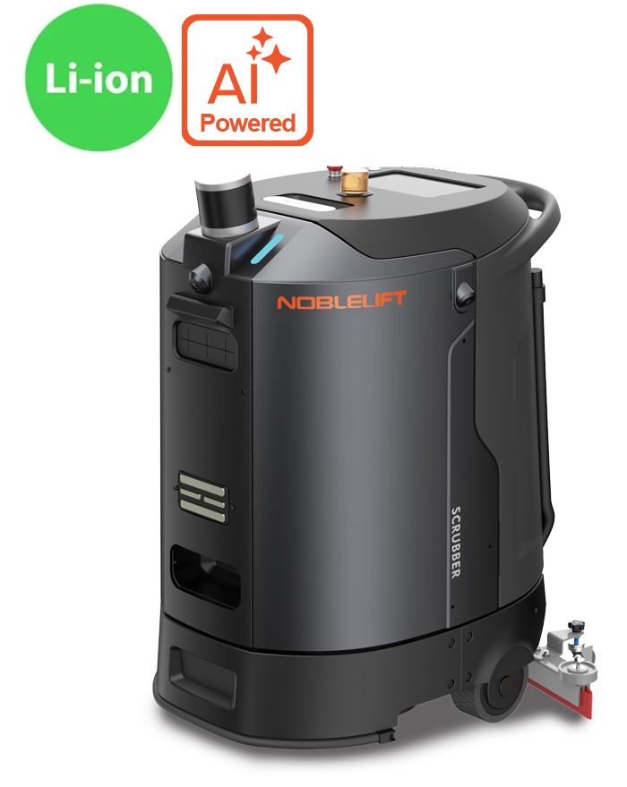 ANB450 Lithium AI powered AGV scrubber-dryer Noblelift