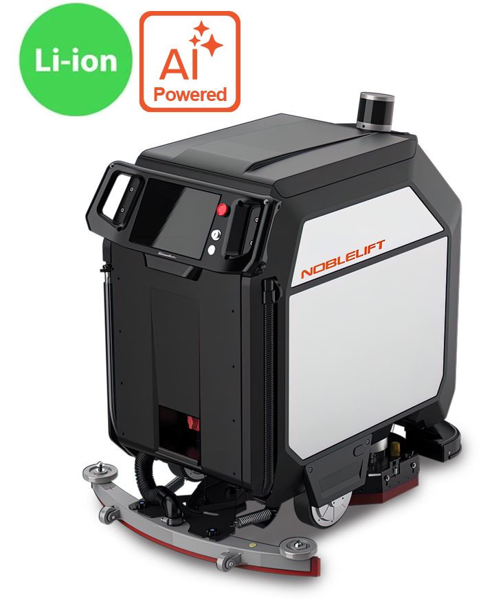ANB510 Lithium AI powered AGV scrubber-dryer Noblelift