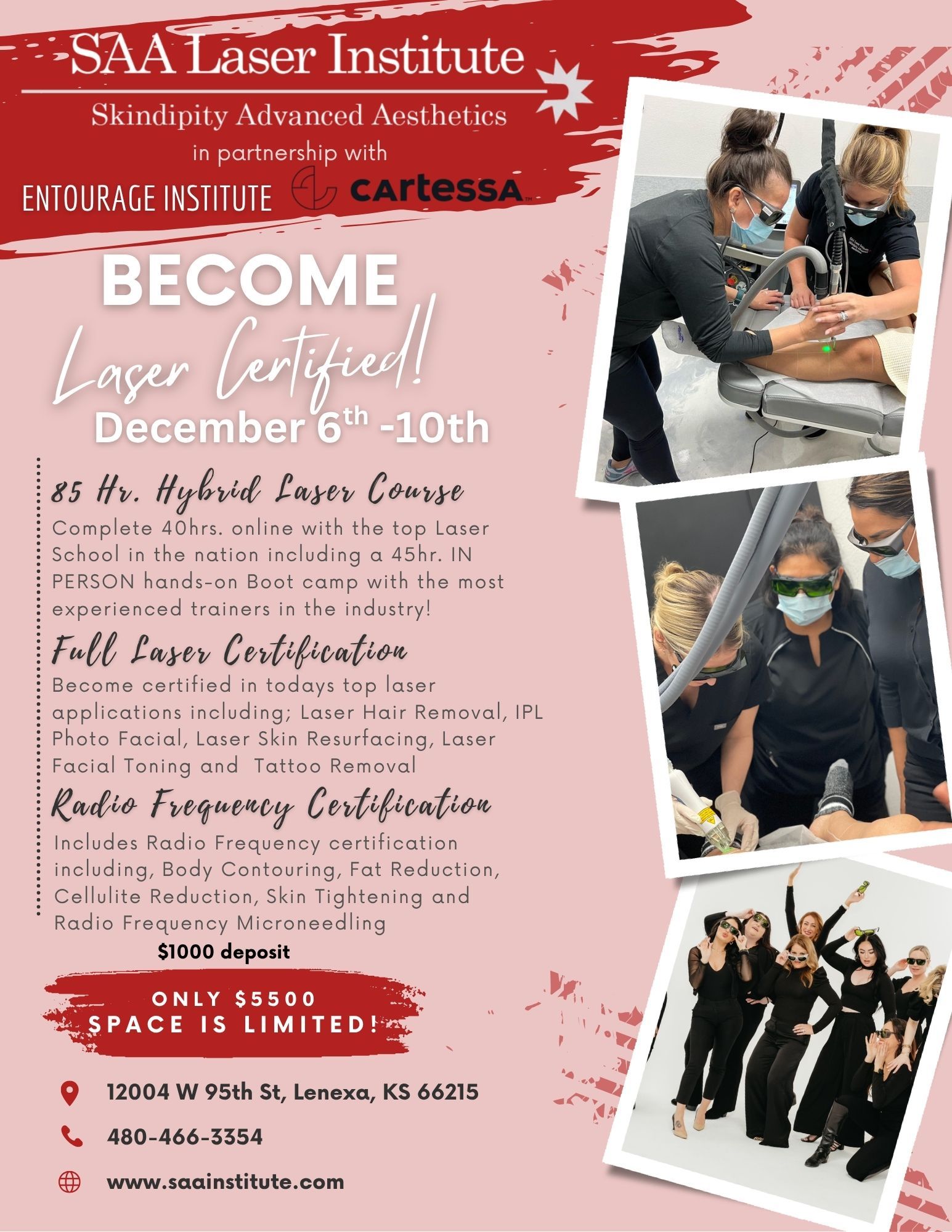 Laser Certification | Entourage Institute of Beauty and Esthetics ...