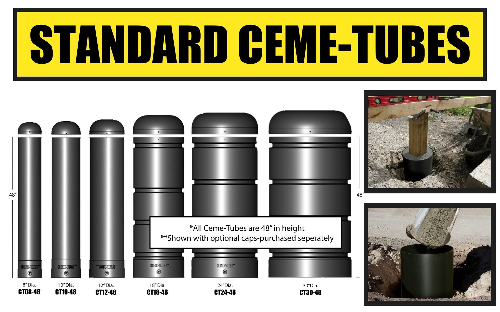 Concrete Forming Tube Suppliers | Ceme-Tube LLC