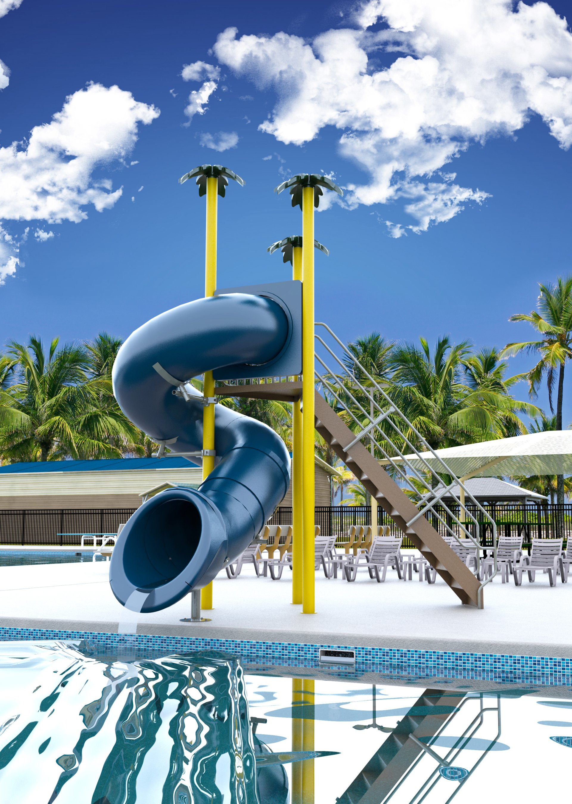 Poolside Slides | Modular Pool Slides | Missoula, MT