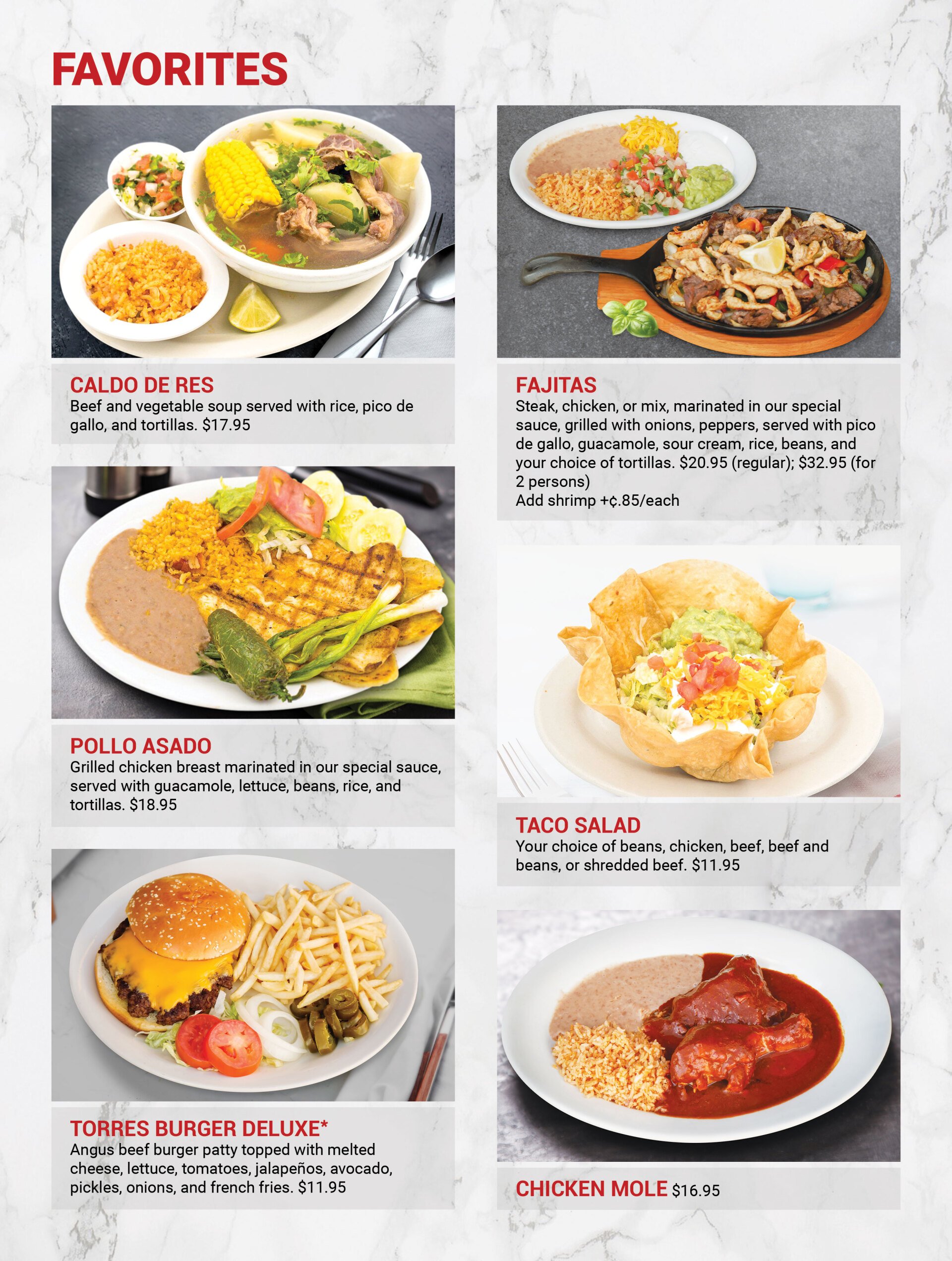 Full Menu | Flautas | Denver, CO