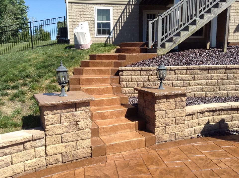 Steps Gallery | American Custom Concrete