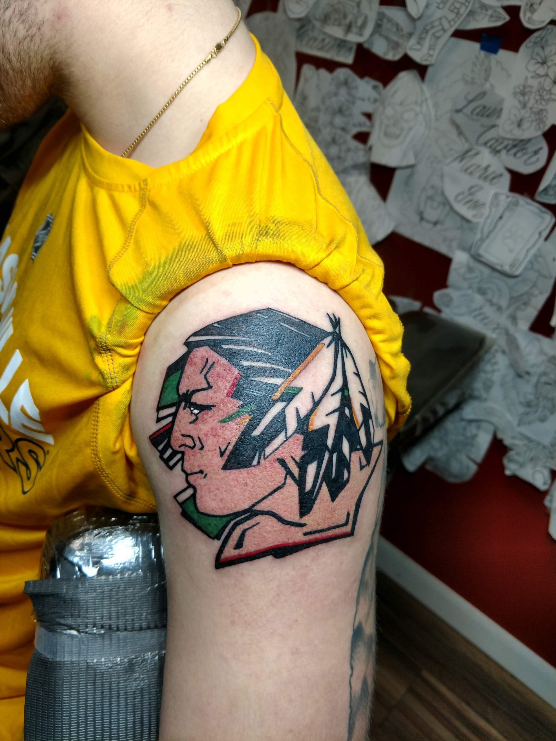Branded Man Tattoo | Tattoos by Isaac | Grand Forks, ND