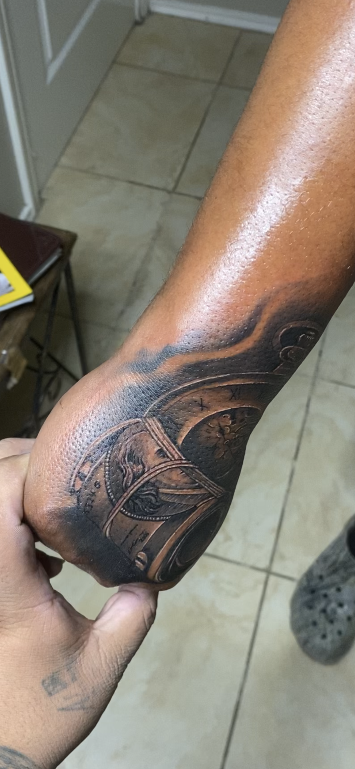 Branded Man Tattoo | Tattoos by Sergio | Grand Forks, ND