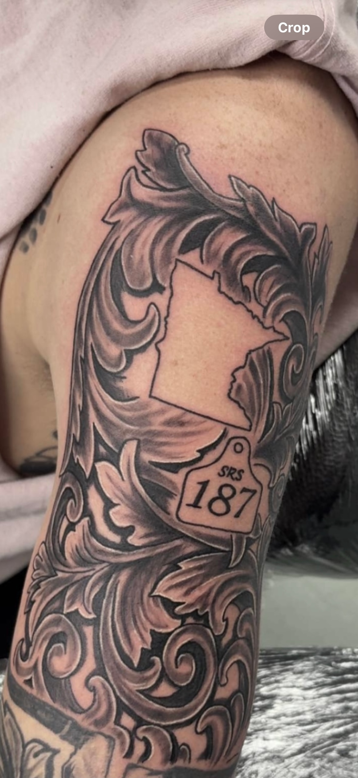 Branded Man Tattoo | Tattoos by Oli | Grand Forks, ND