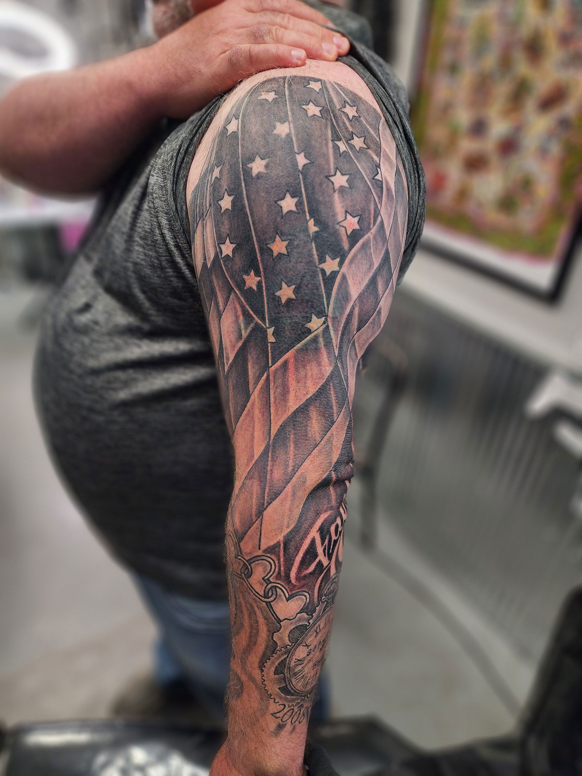 Branded Man Tattoo | Tattoos by Isaac | Grand Forks, ND