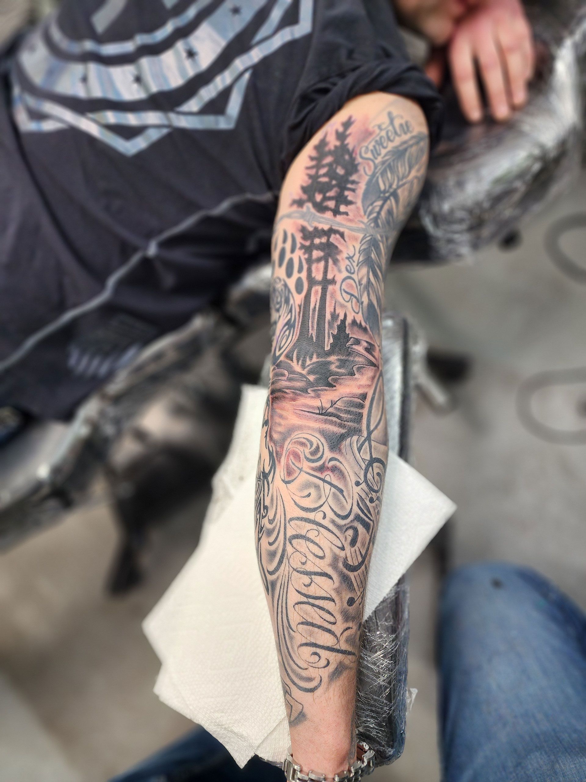 Branded Man Tattoo | Tattoos by Isaac | Grand Forks, ND