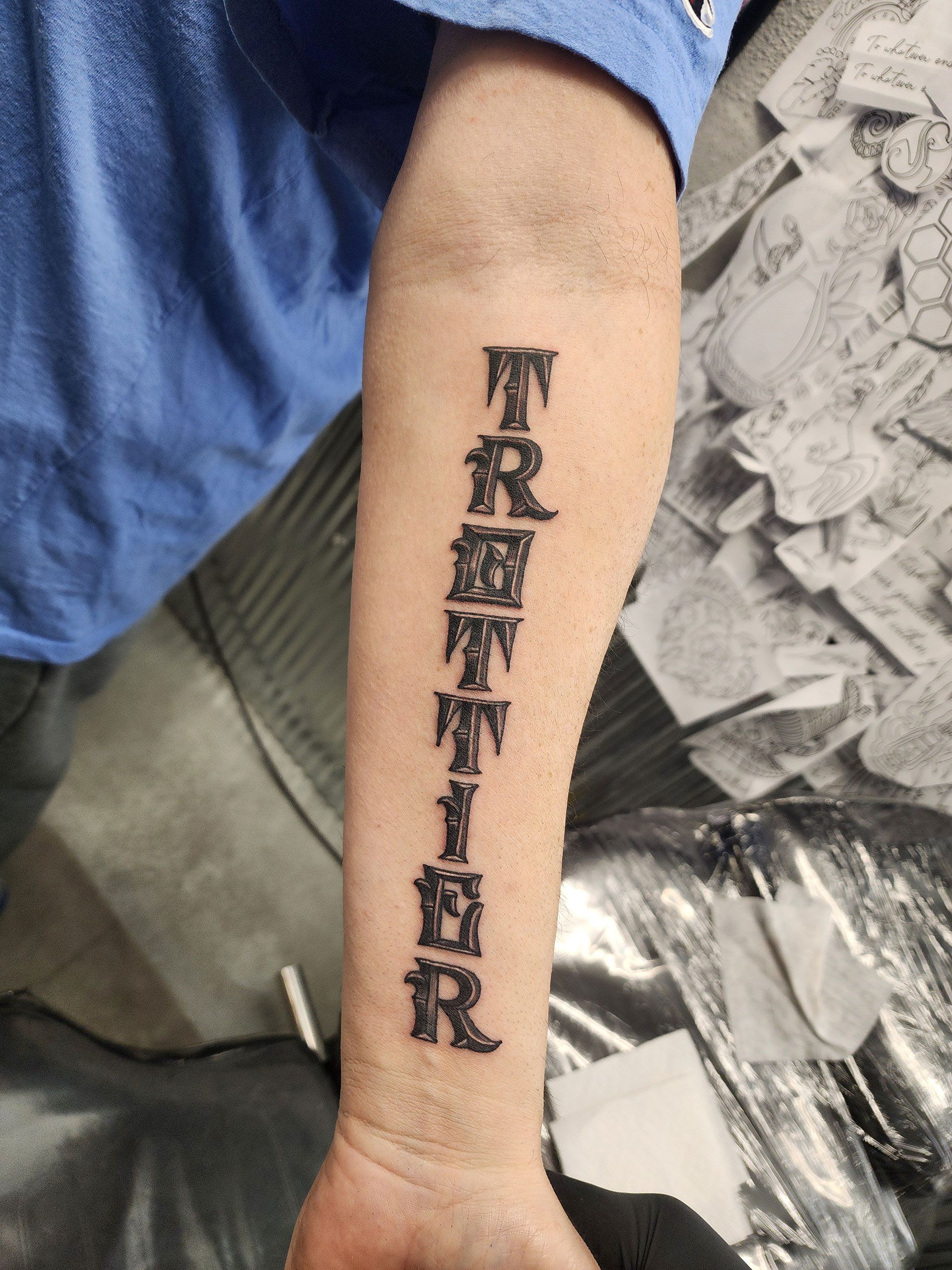 Branded Man Tattoo | Tattoos by Isaac | Grand Forks, ND
