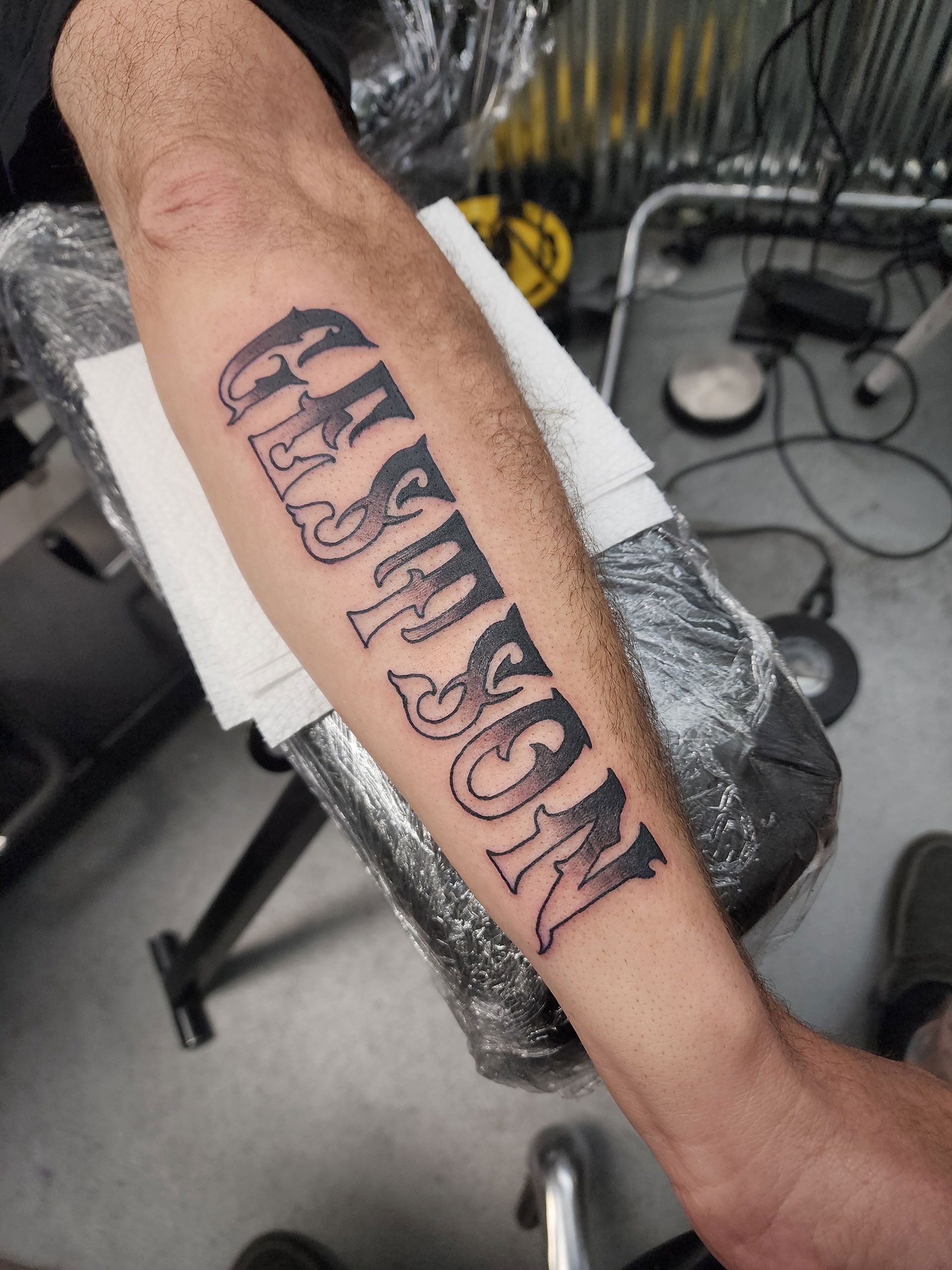 Branded Man Tattoo | Tattoos by Isaac | Grand Forks, ND