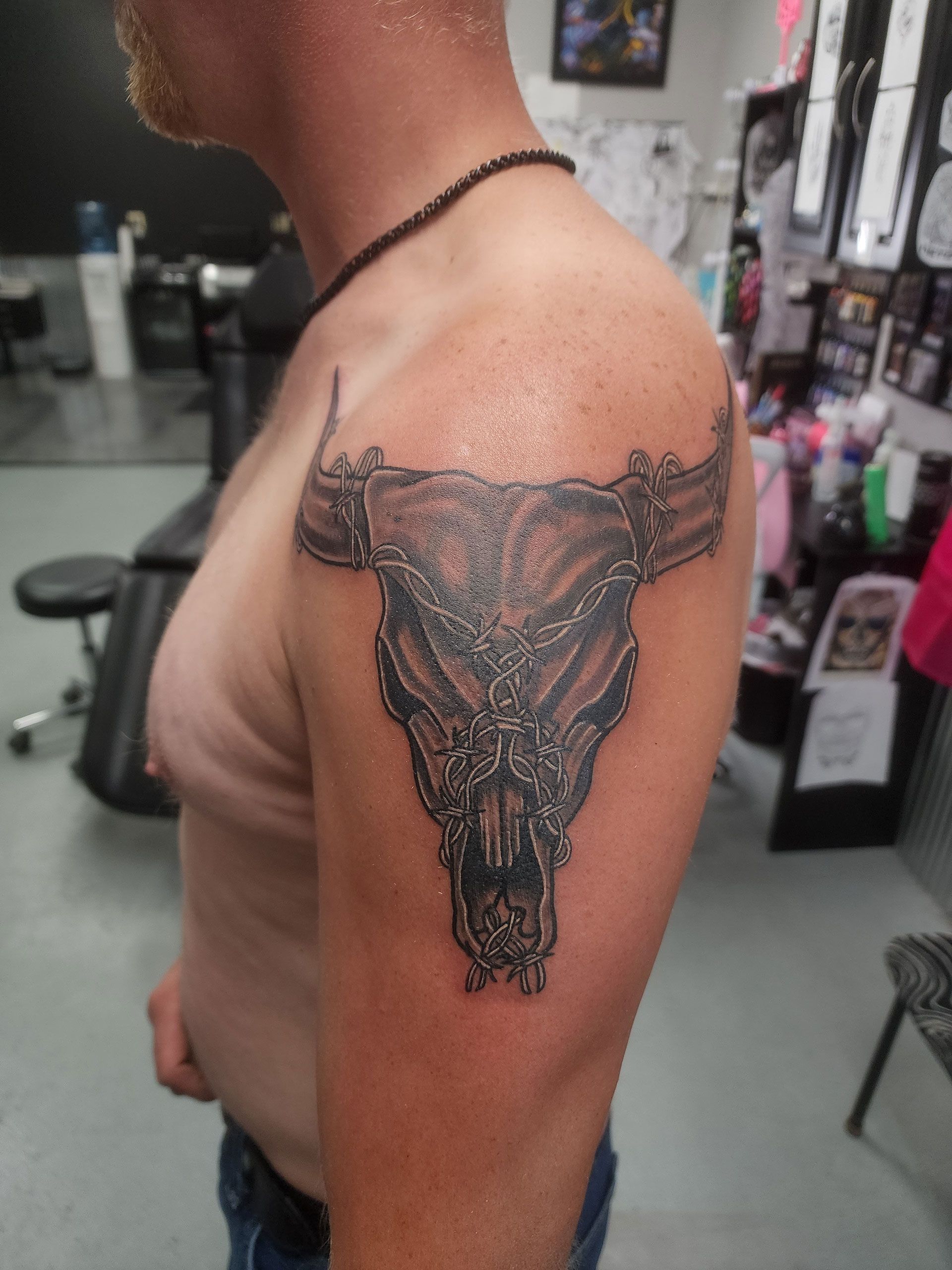 Branded Man Tattoo | Tattoos by Isaac | Grand Forks, ND