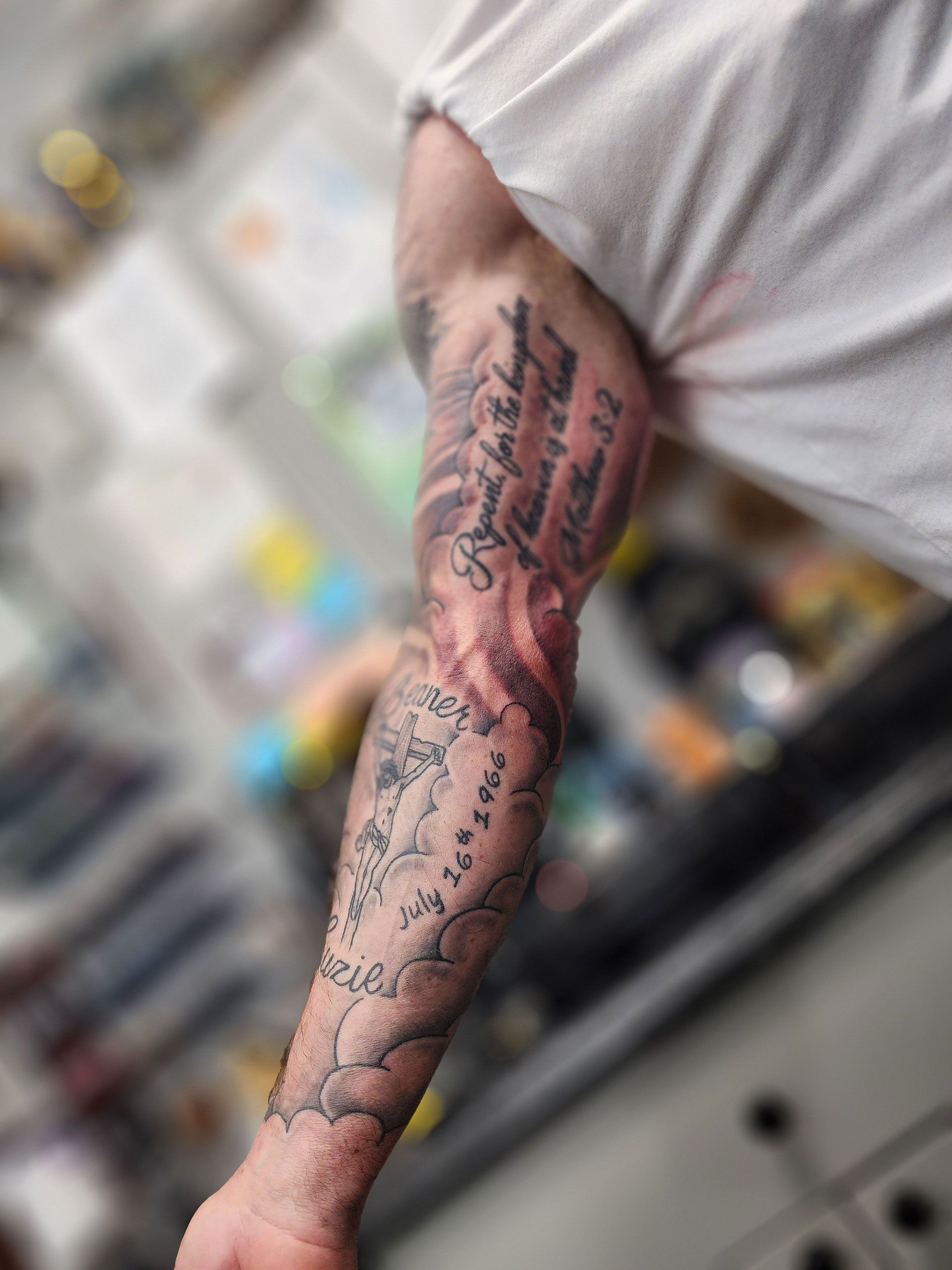 Branded Man Tattoo | Tattoos by Isaac | Grand Forks, ND