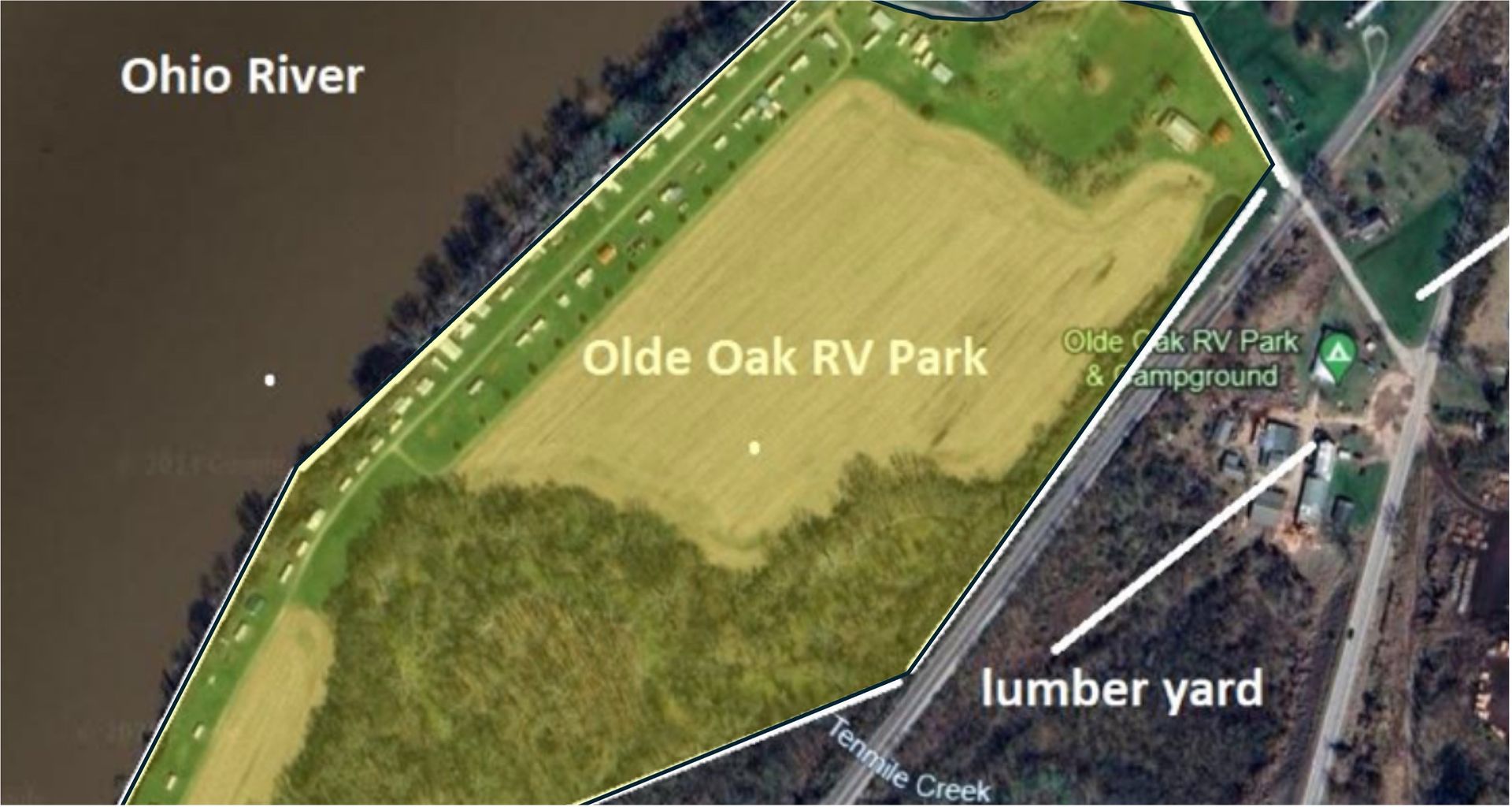 RV Park & Campground | Olde Oak RV Park & Campground | West Columbia, WV