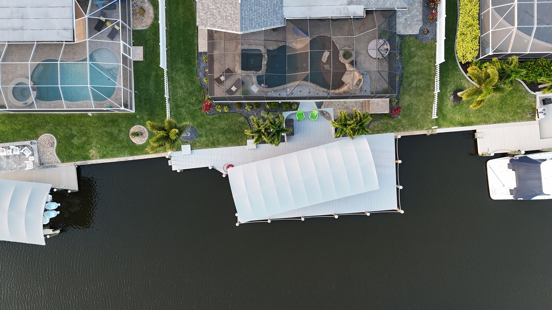 Boat Dock Canopies | Shoreline Docks & Lifts | Southwest Florida
