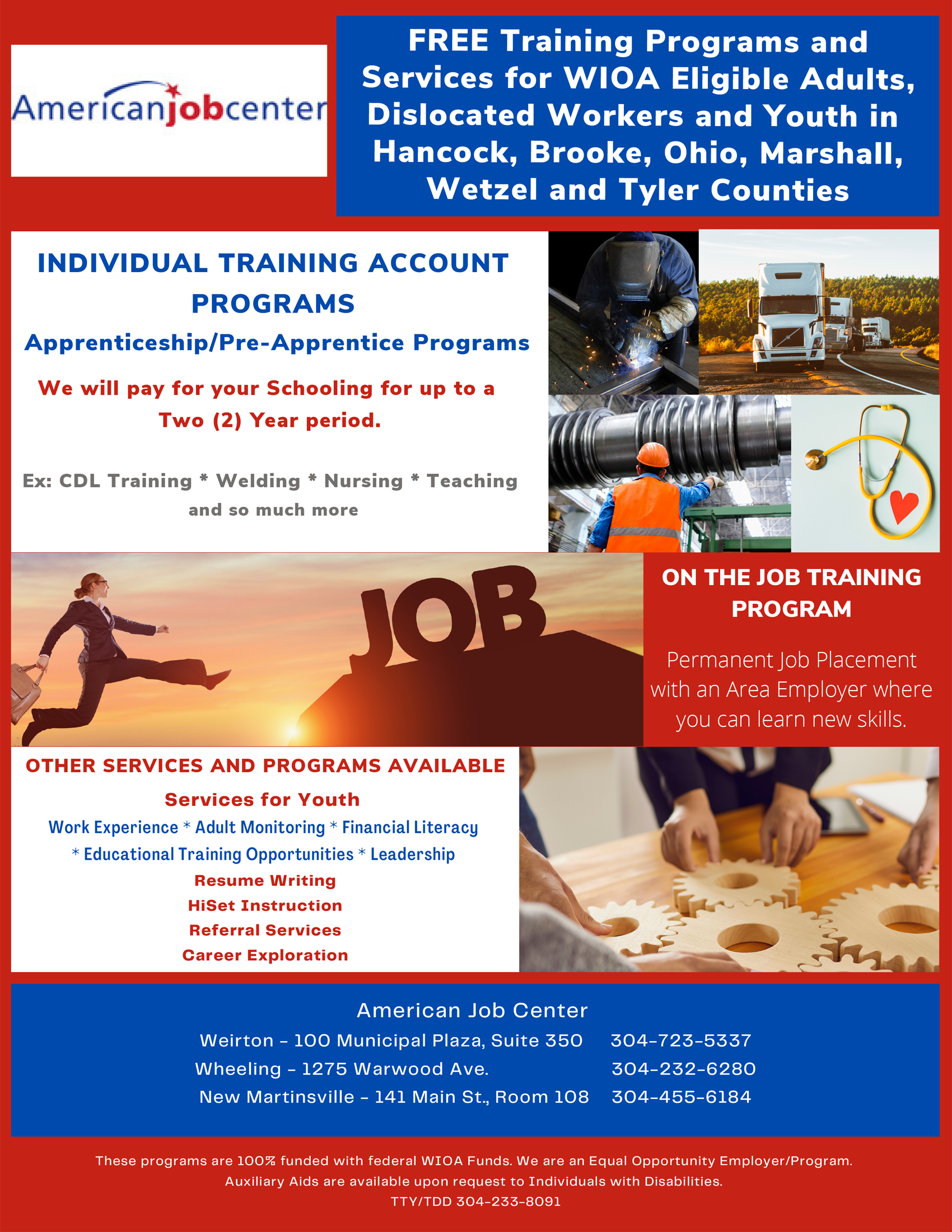 Job Seeker Services | On-The-Job Training | Wheeling, WV