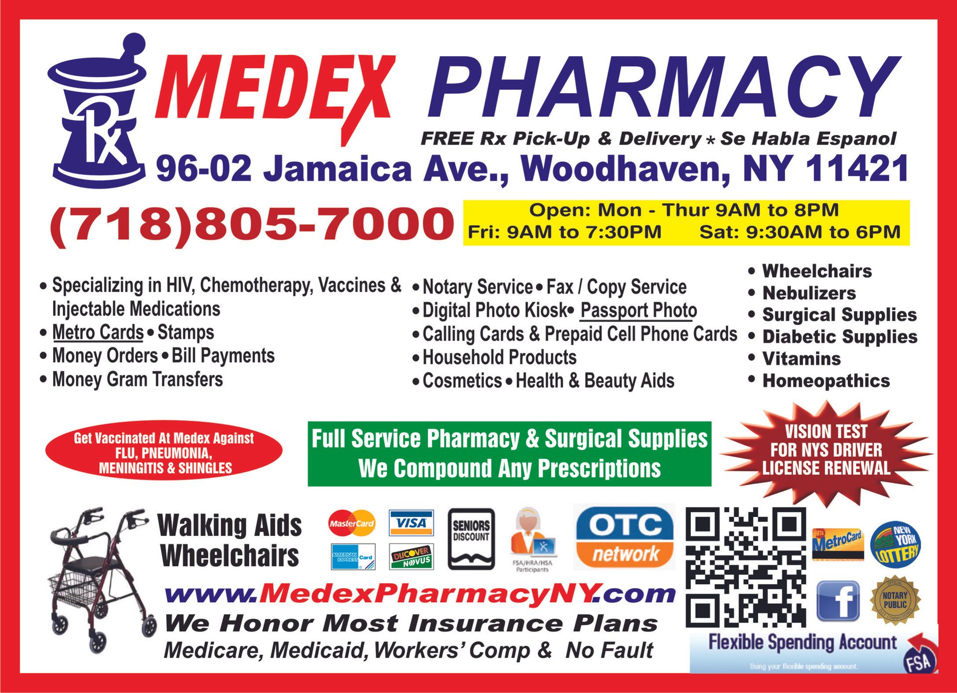 Medex Pharmacy – Pharmacy Services | Woodhaven, NY