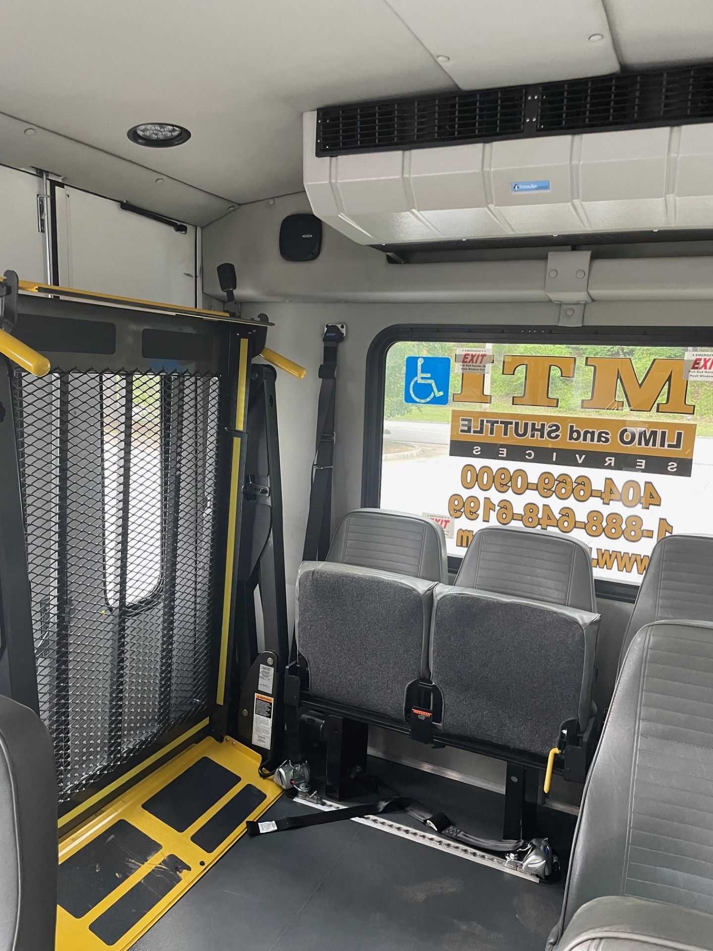 ADA Wheelchair Accessible Large Shuttle Bus Rentals Atlanta Metro Area