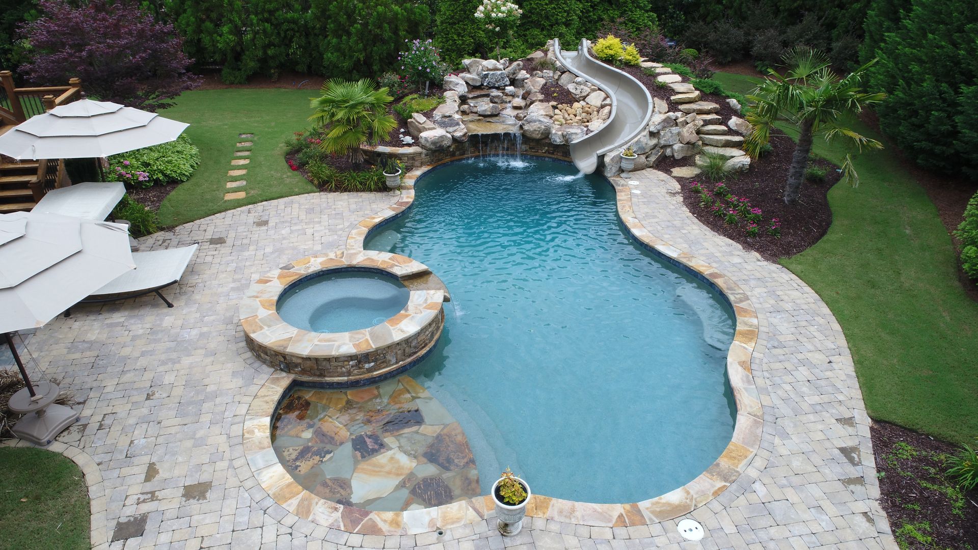 Freeform Pools Gallery | Aqua Design Pools & Spas