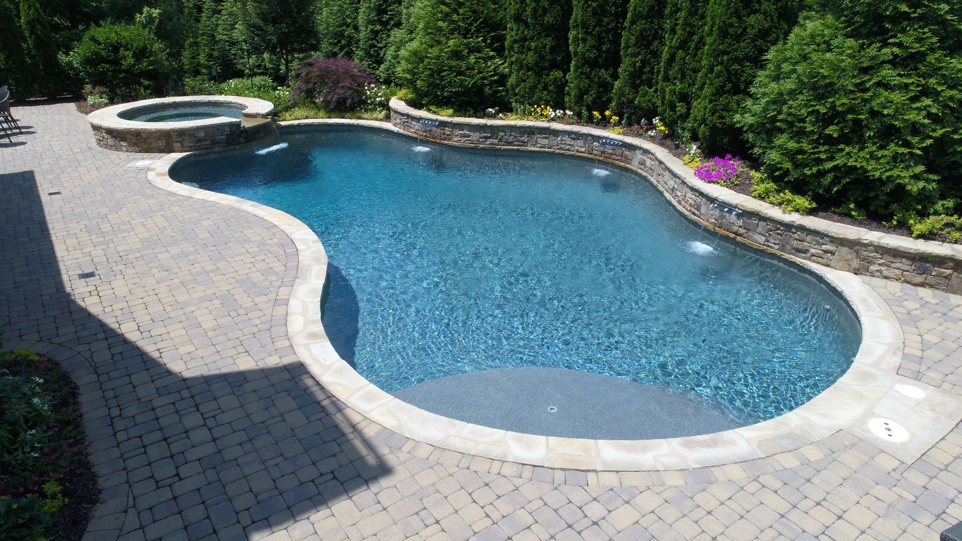 Freeform Pools Gallery | Aqua Design Pools & Spas
