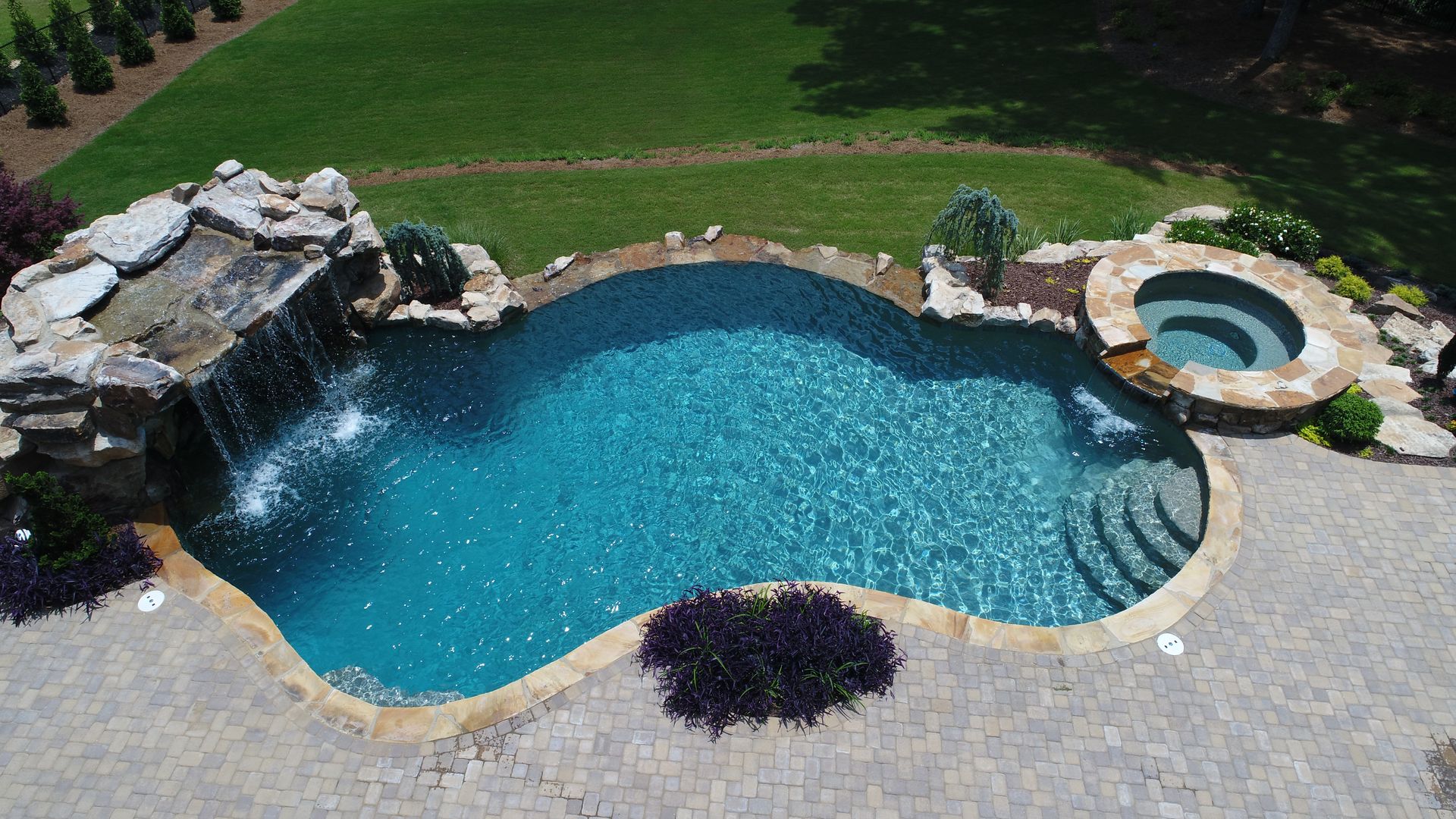 Freeform Pools Gallery | Aqua Design Pools & Spas