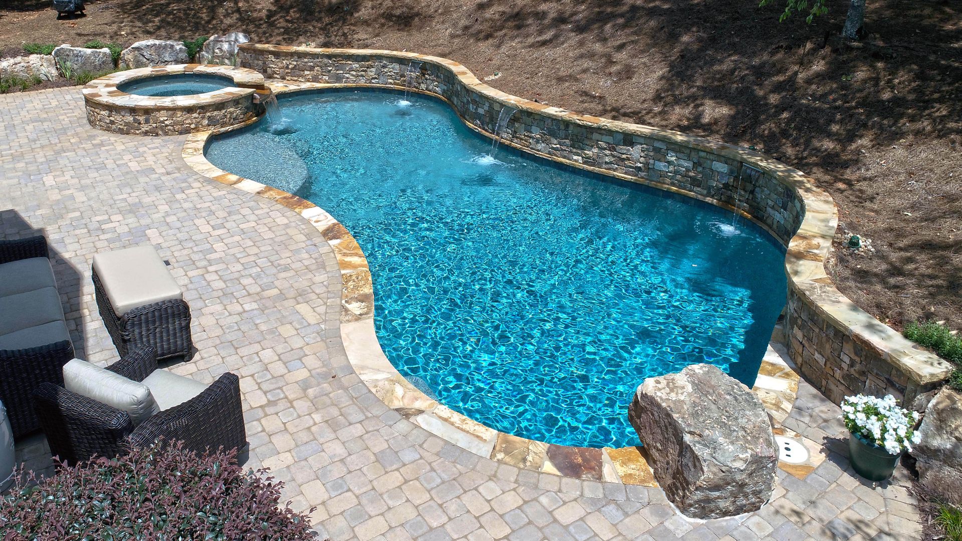 Freeform Pools Gallery | Aqua Design Pools & Spas