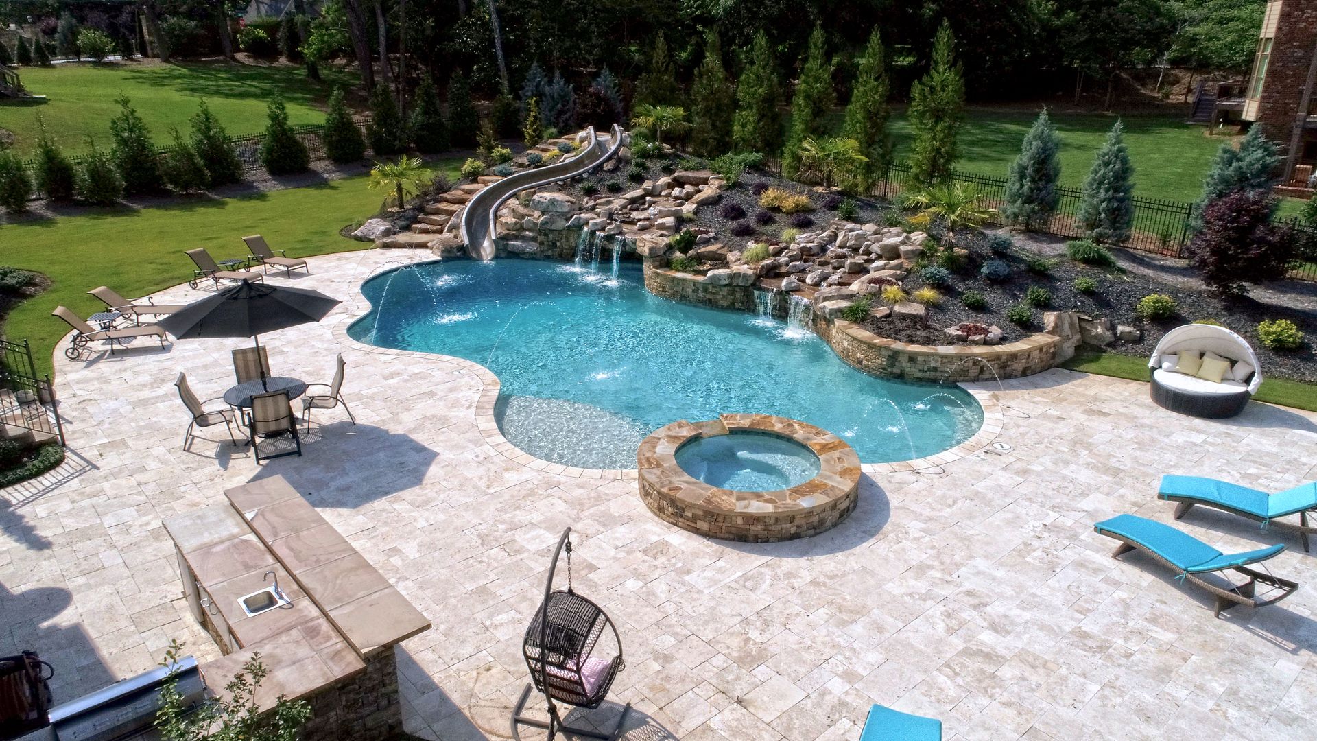 Freeform Pools Gallery | Aqua Design Pools & Spas