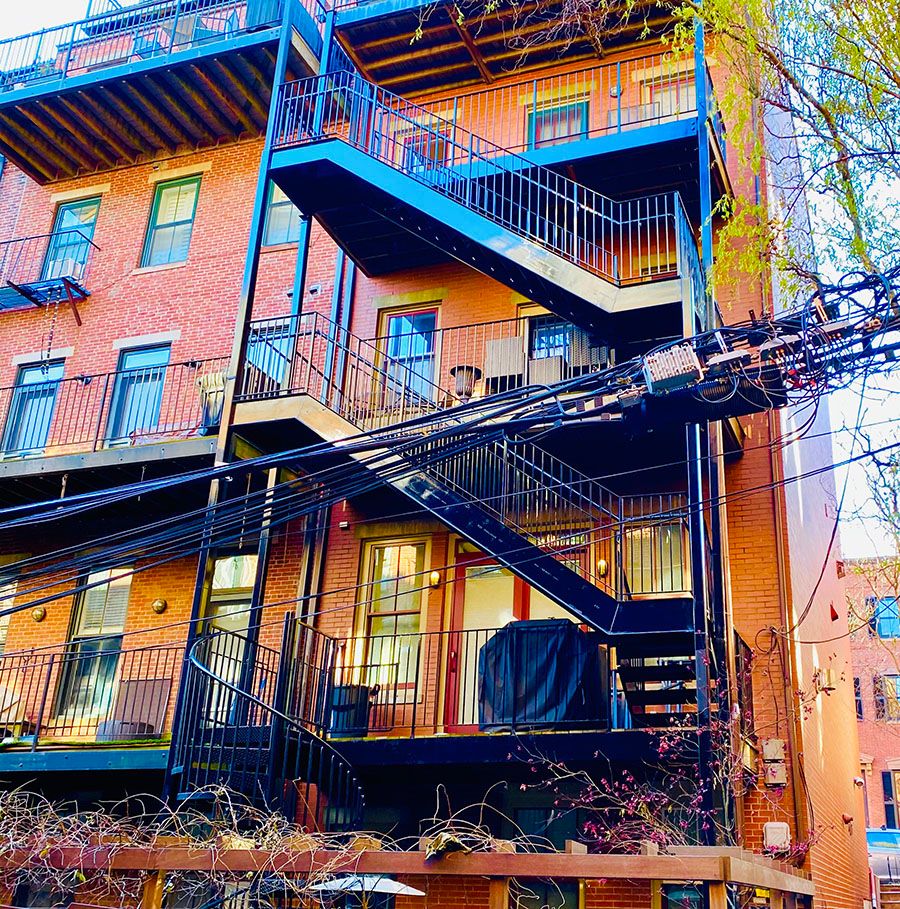 Iron Fire Escape Installation Services | Lynn, MA Boston MA. Medford MA