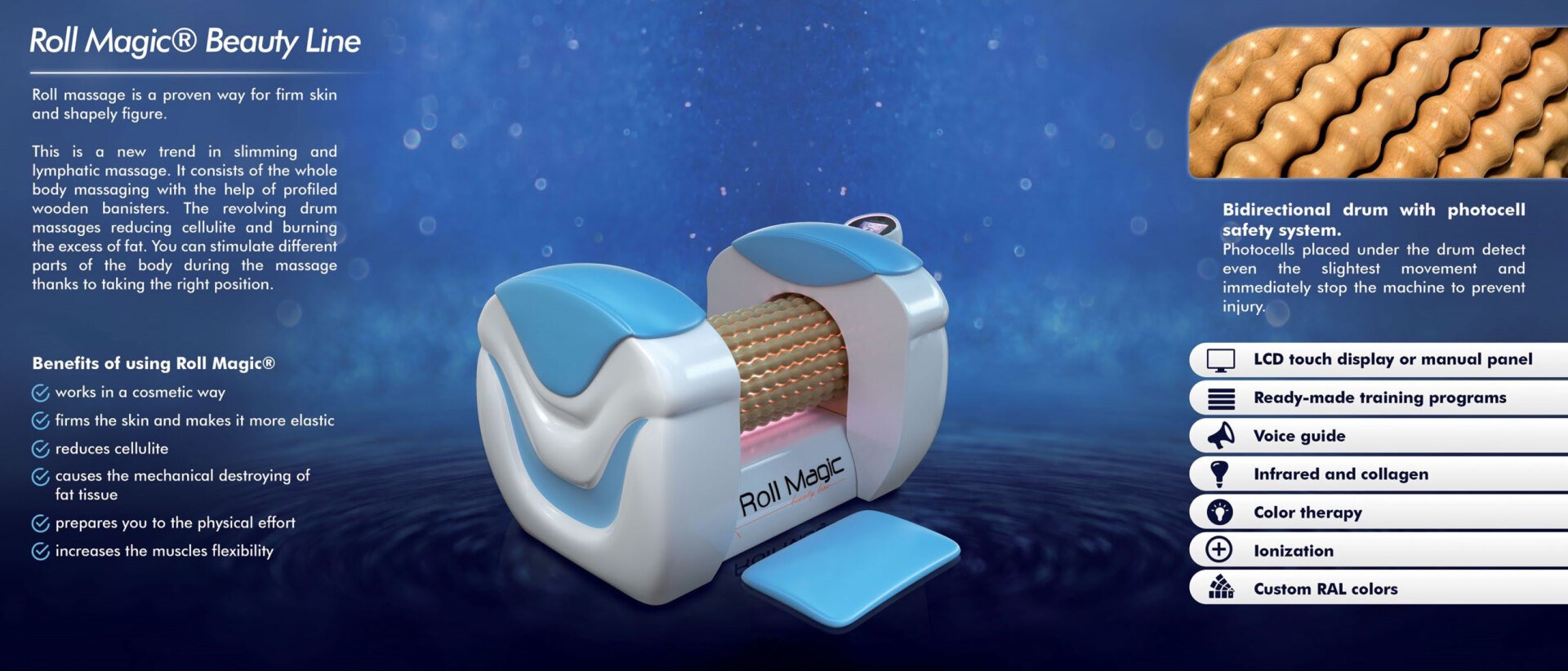 Roll Magic Beauty Line Touchpad | Body Massage | Sarasota FL