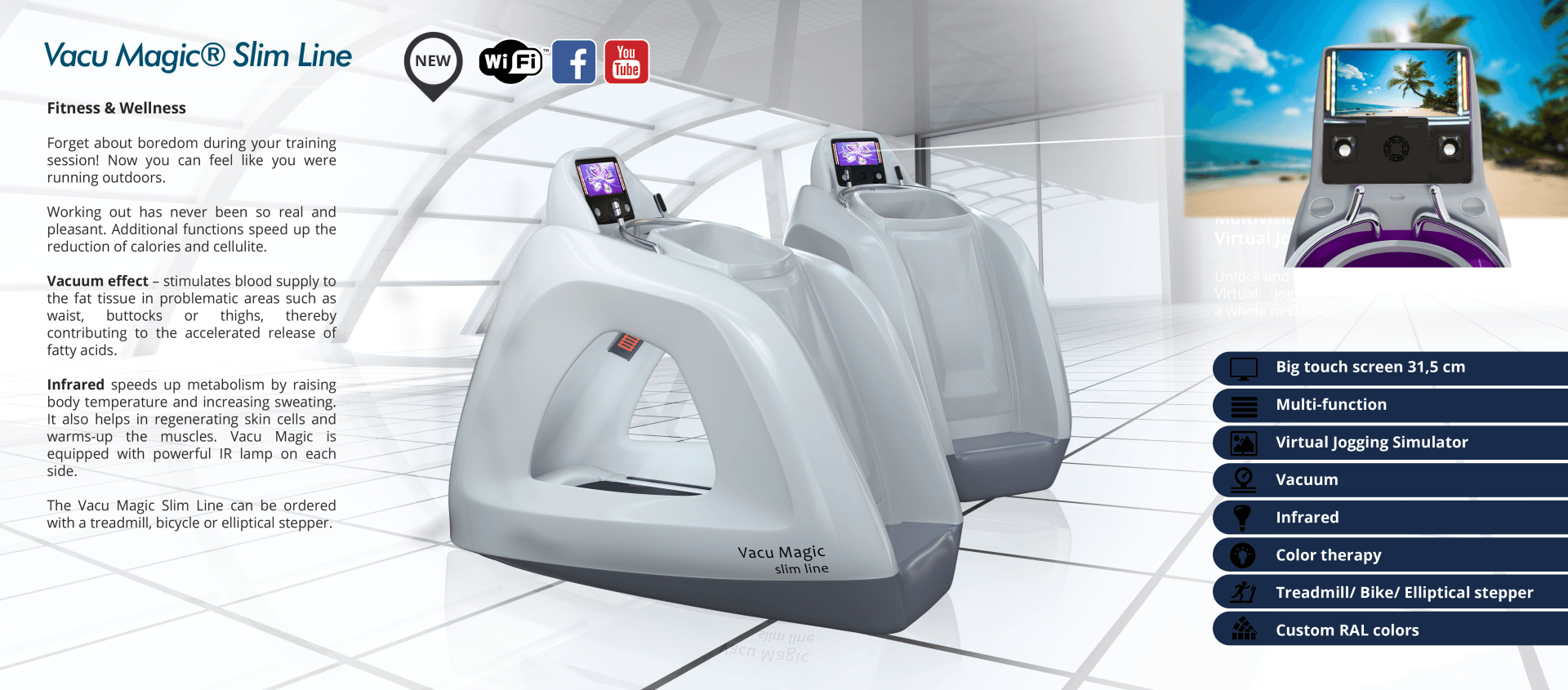 Vacu Magic Exclusive Multivision | Vacuum treadmill | Sarasota FL