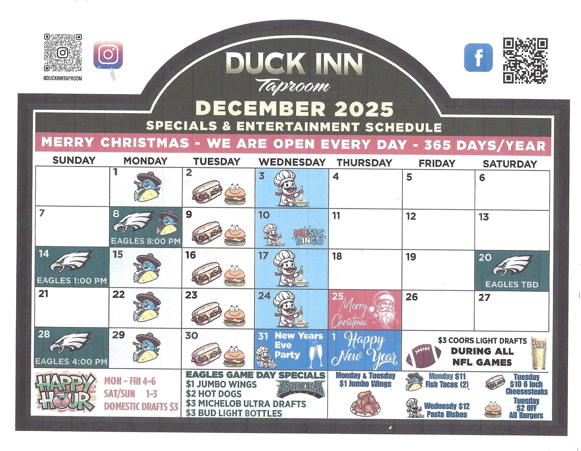 Restaurant | Duck Inn Taproom | Collegeville, PA