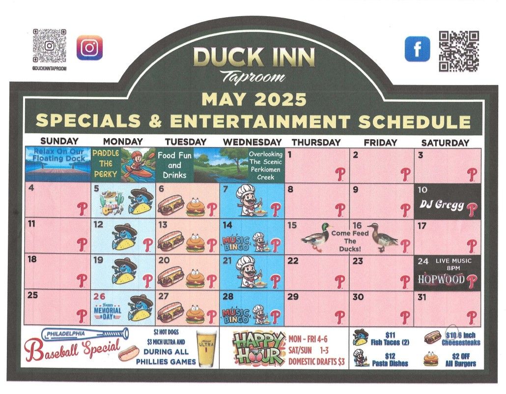 Restaurant | Duck Inn Taproom | Collegeville, PA