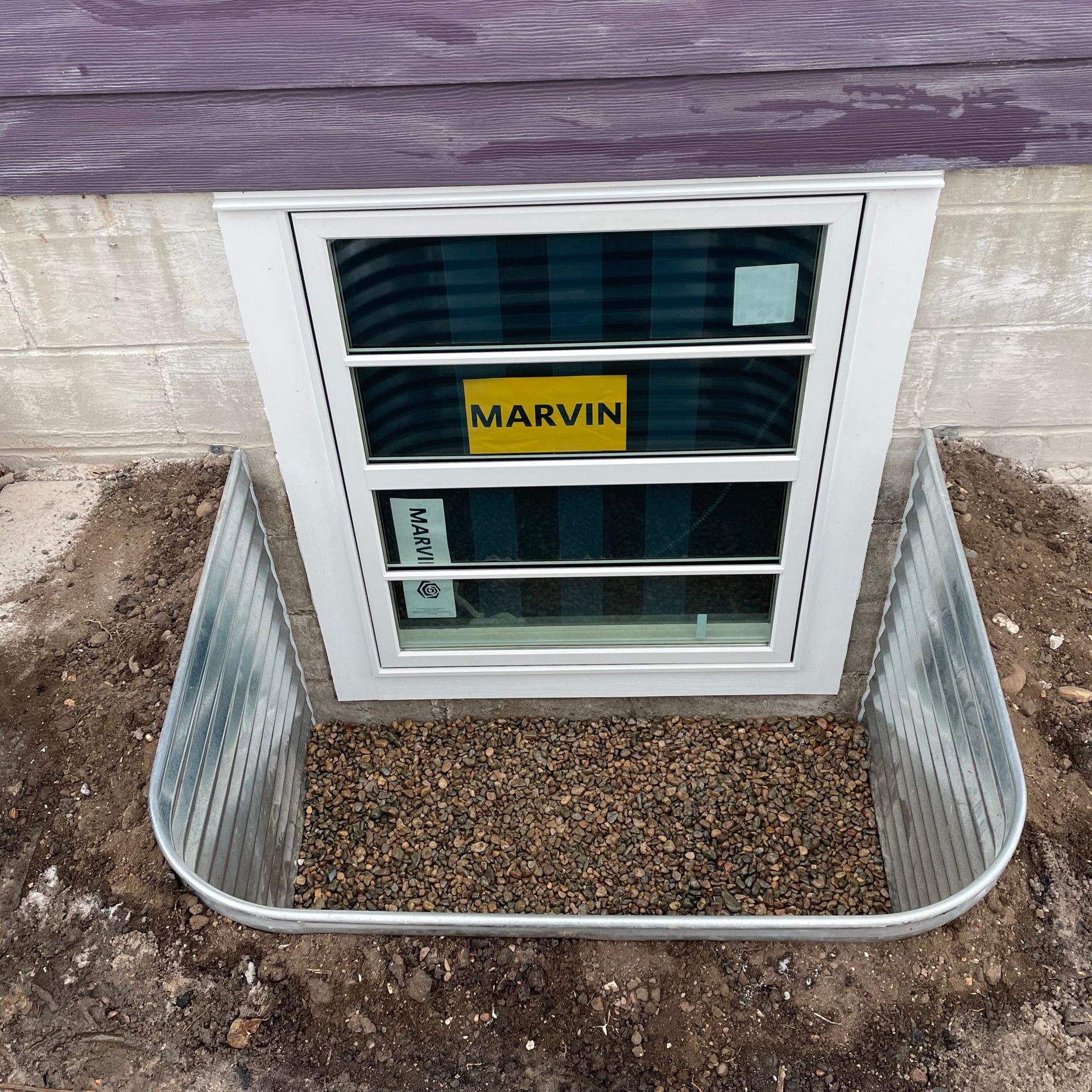 Galvanized Steel Window Wells - standard finish Photo Gallery | Medina