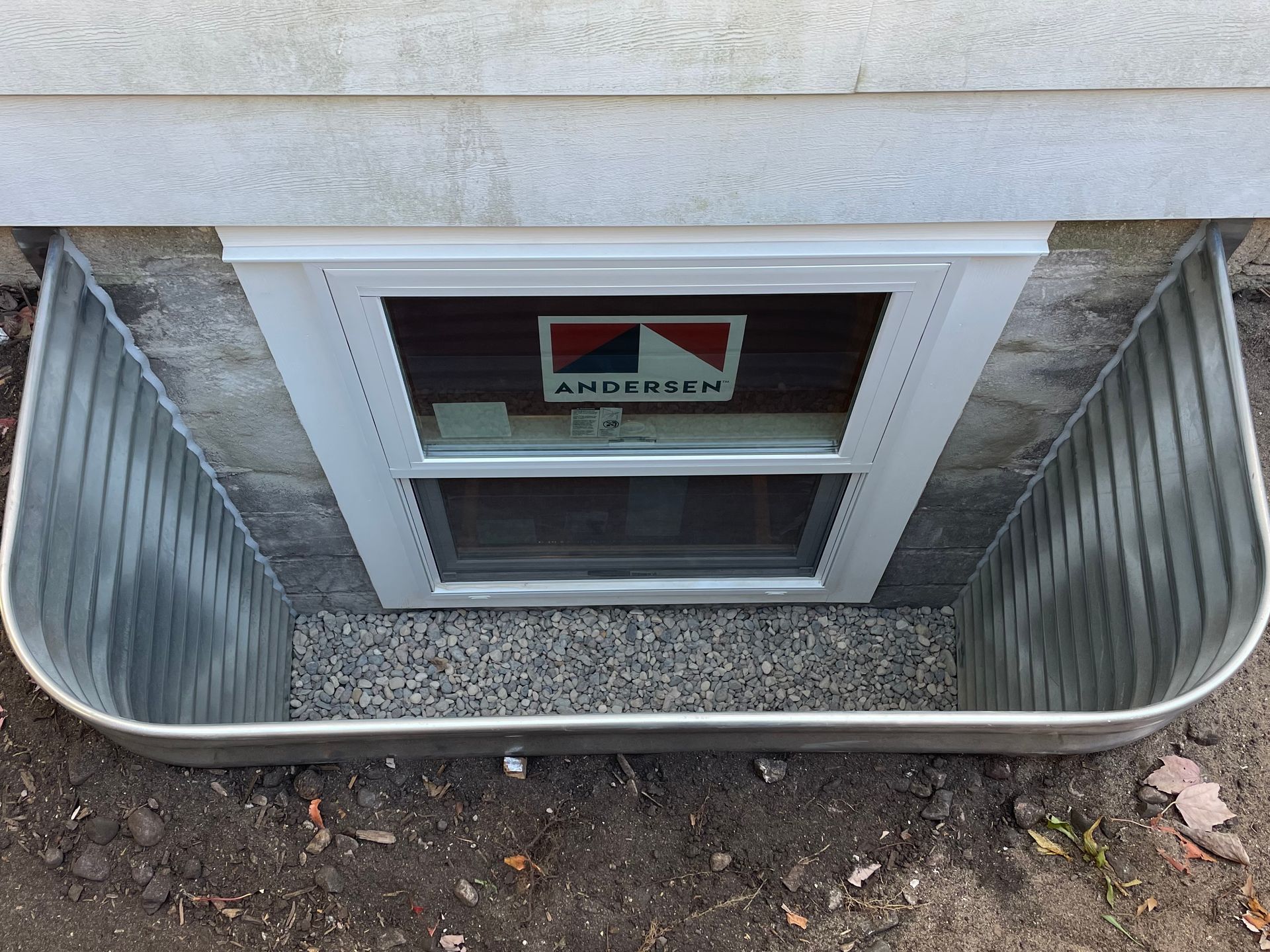 Galvanized Steel Window Wells - standard finish Photo Gallery | Medina