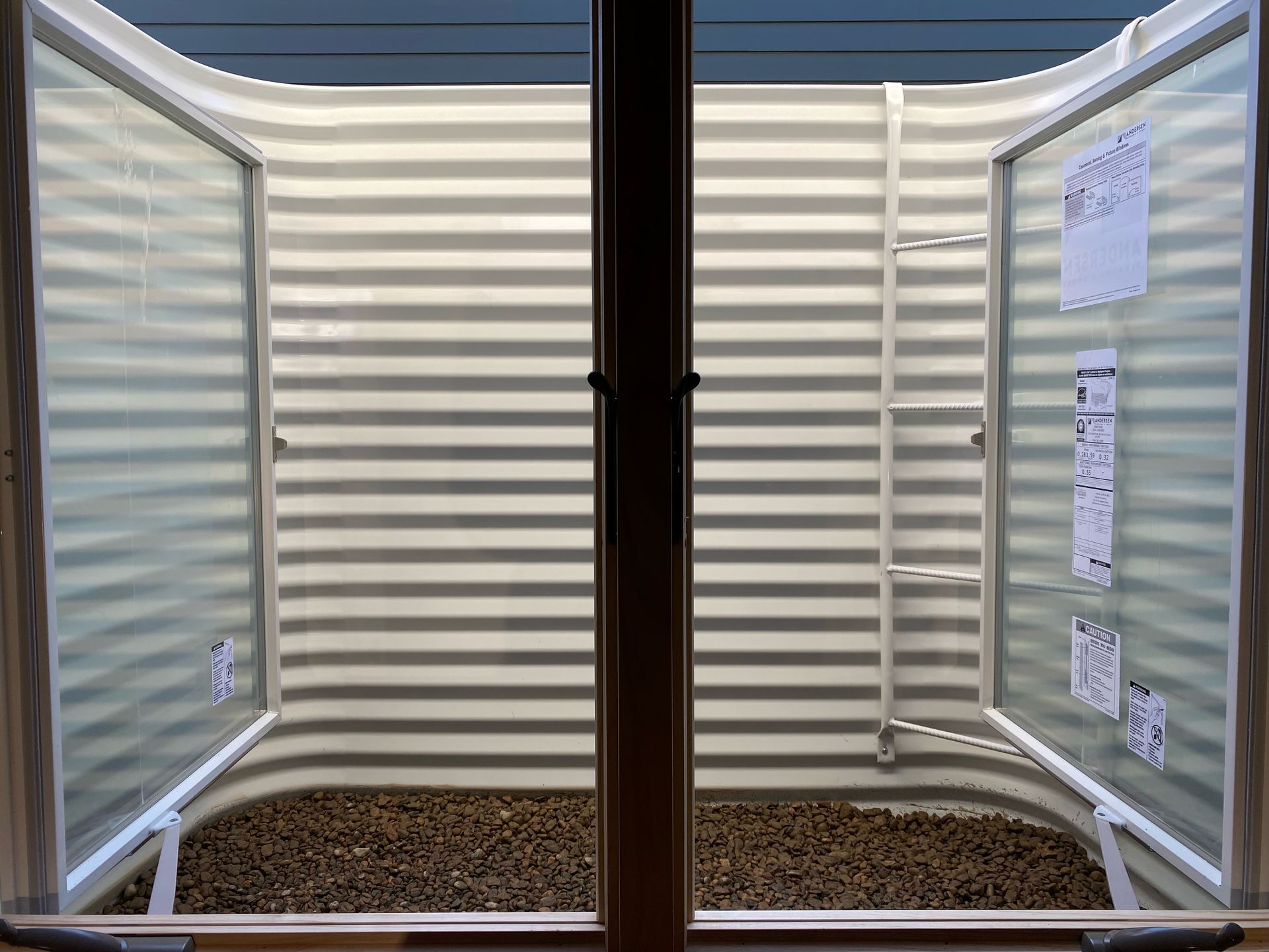 Galvanized Steel Window Wells - white finish Photo Gallery | Medina