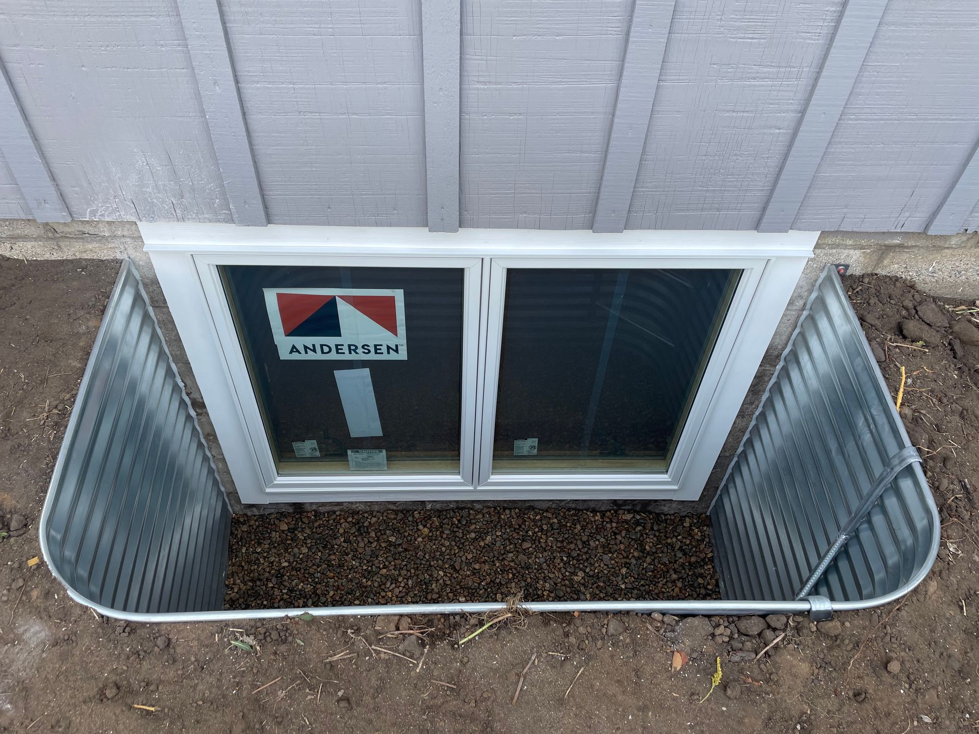 Galvanized Steel Window Wells - standard finish Photo Gallery | Medina