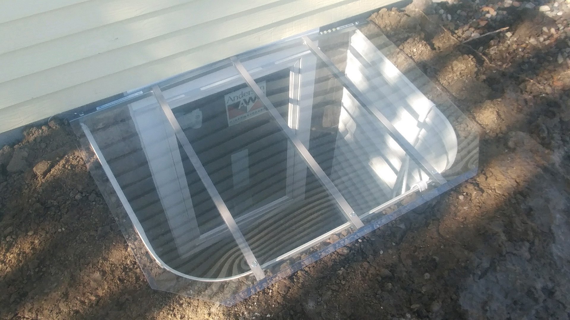 Galvanized Steel Window Wells - white finish Photo Gallery | Medina