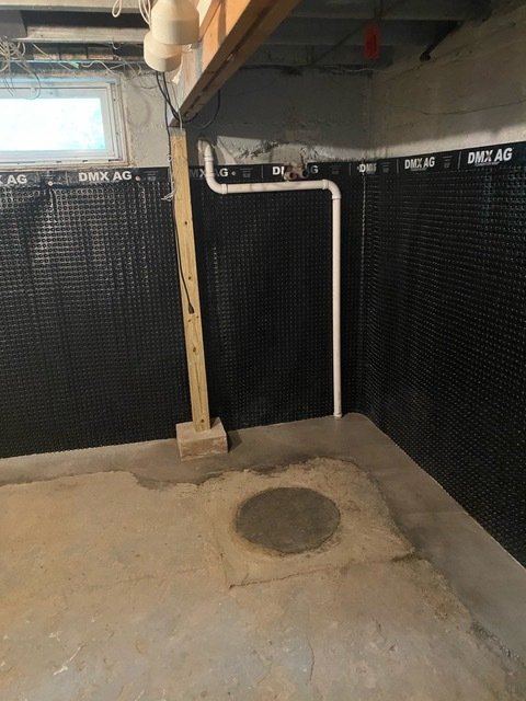 Interior Drain Tile Systems Photo Gallery | Medina