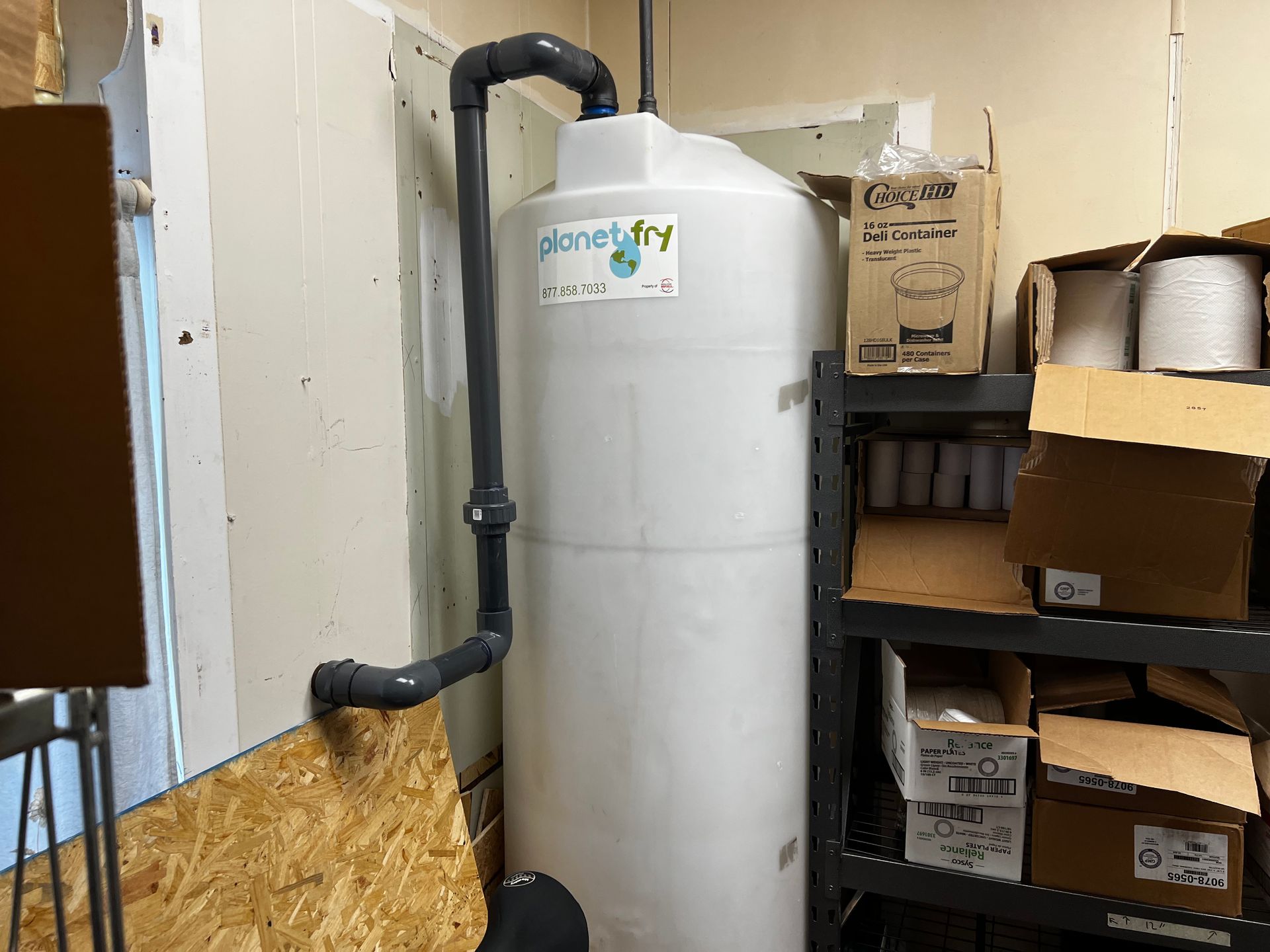 Cooking Oil Tank, MD | PA | Planet Fry